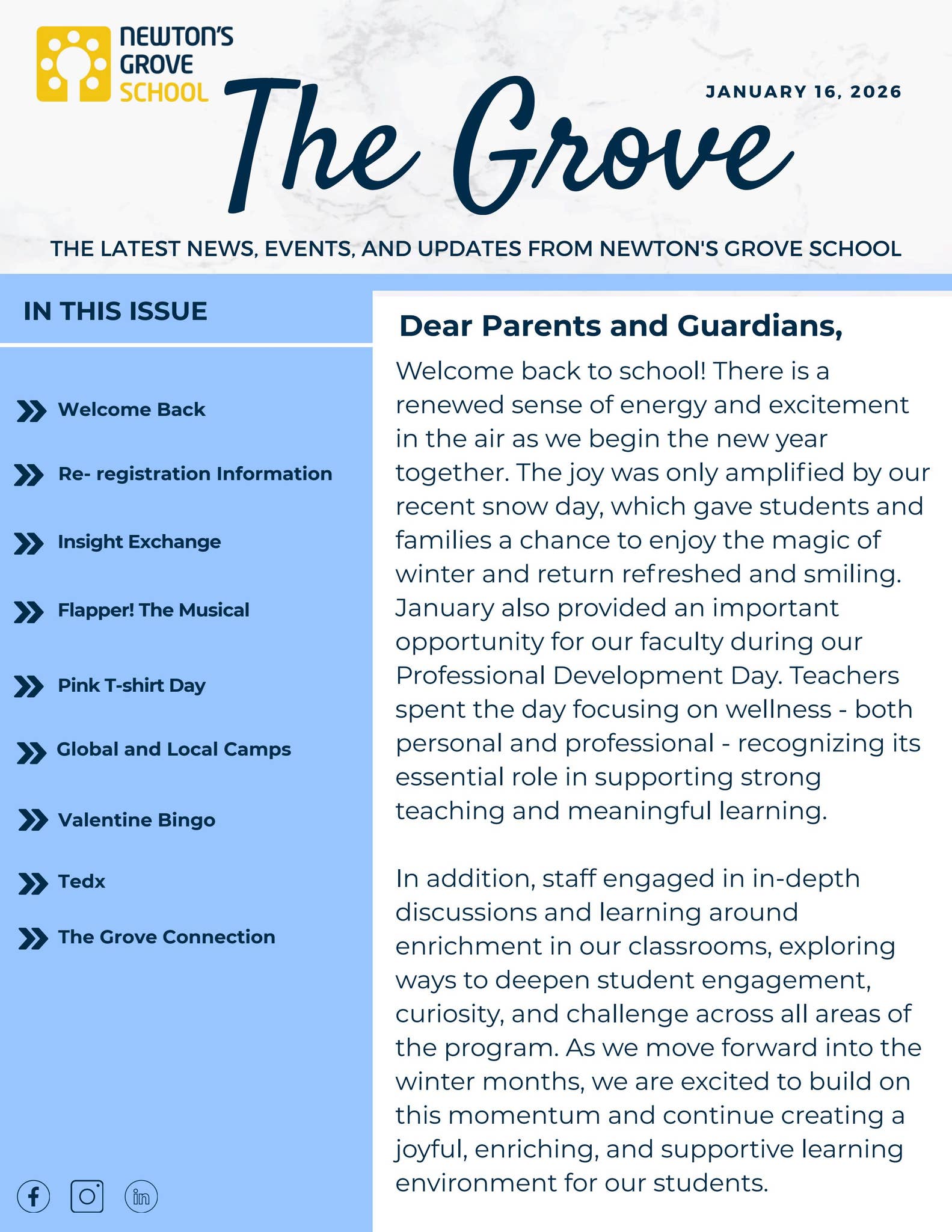 The January Grove, 2026 - Cheri Grogan, Head of School by newtonsgrove ...