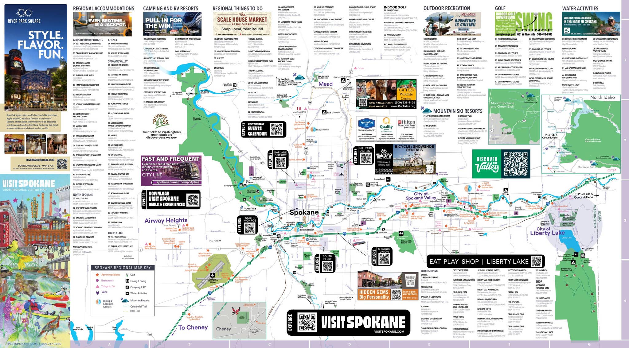 2026 Visit Spokane Regional Map by Visit Spokane - Issuu