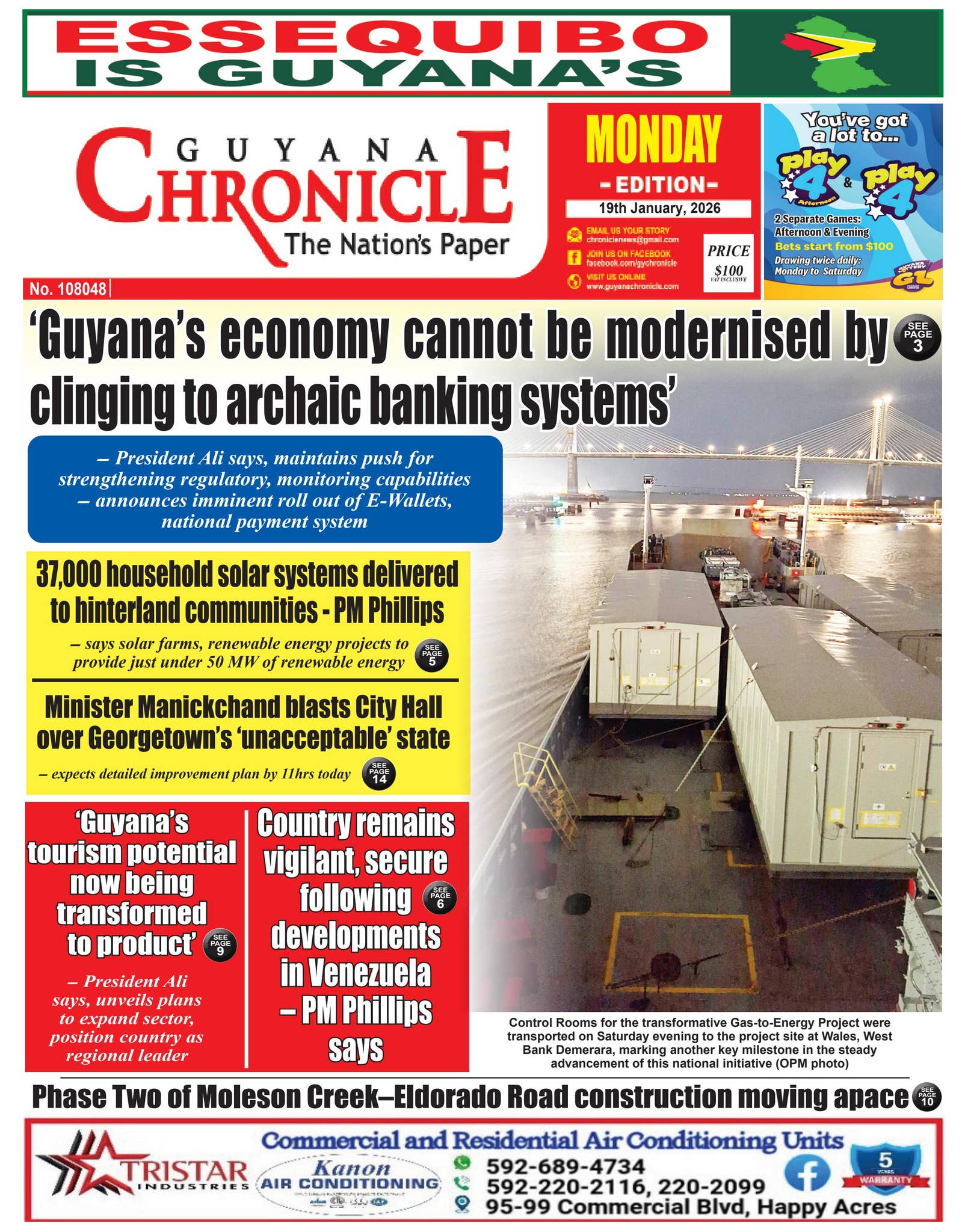 Guyana Chronicle E-Paper 19-01-2026 by Guyana Chronicle - Issuu
