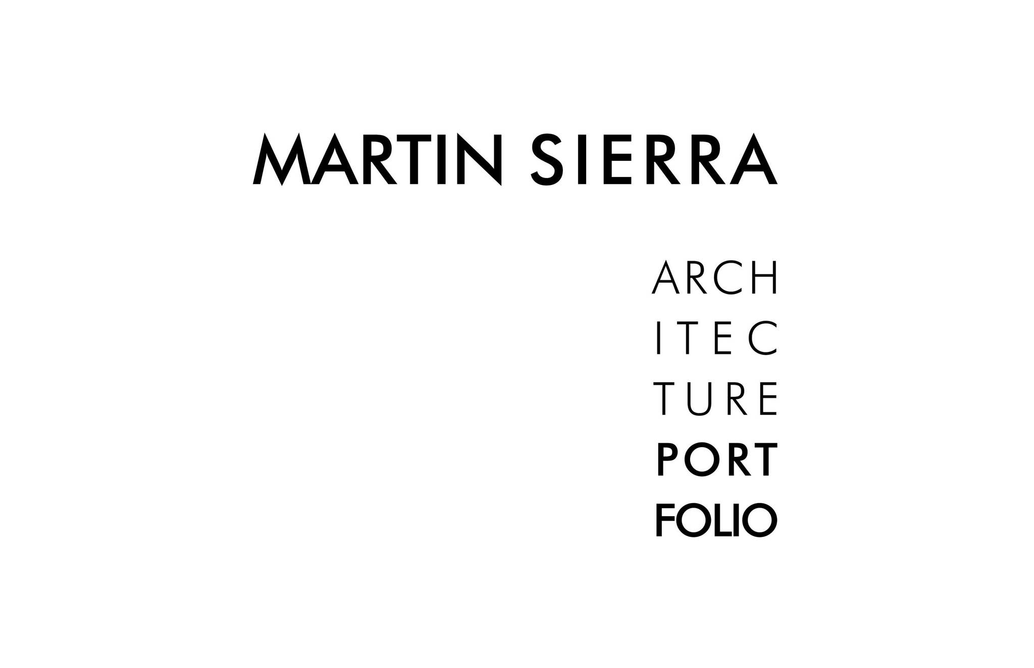 Martin Sierra Portfolio 2026 by martin_sierra_rch - Issuu