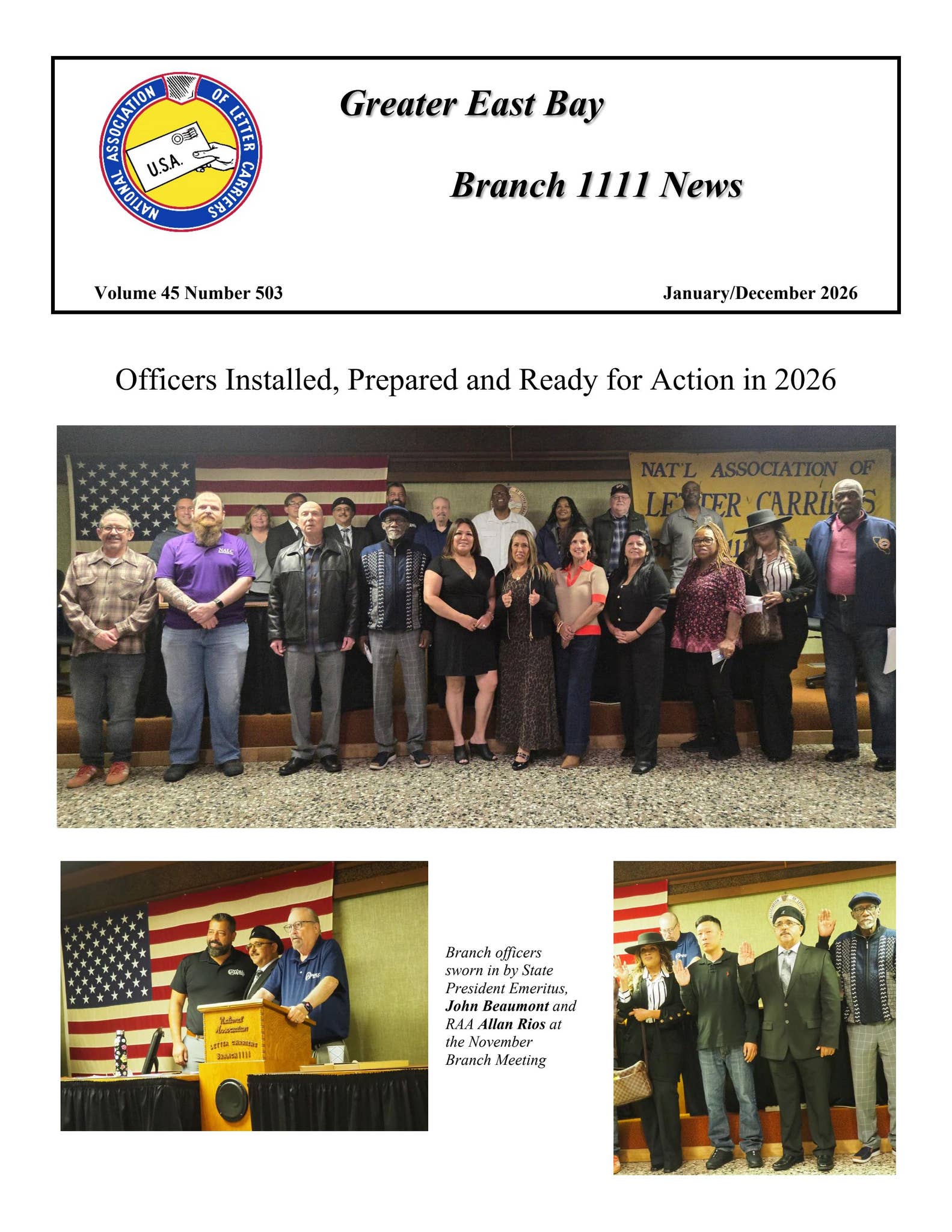 Jan-Feb 2026 Issue by NALC Branch 1111 - Issuu