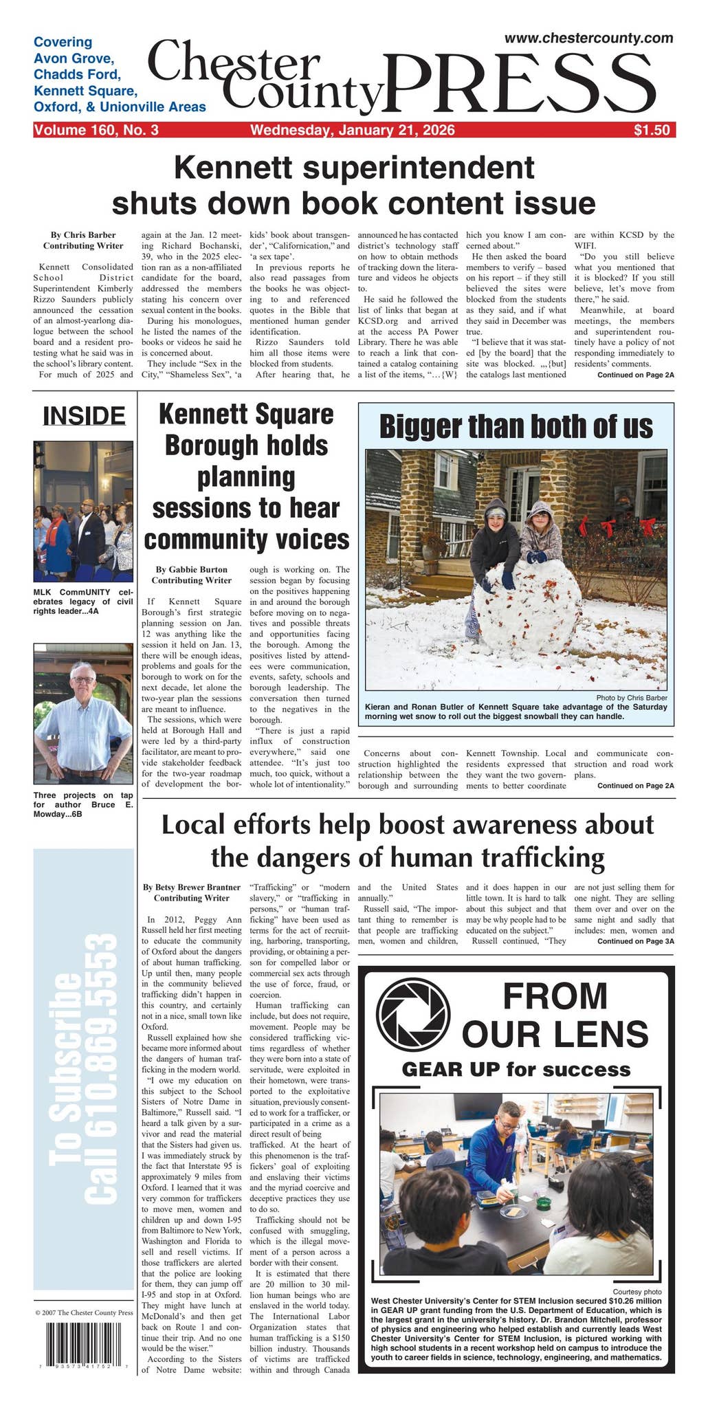 Chester County Press 01-21-2026 Edition by Ad Pro Inc. - Issuu