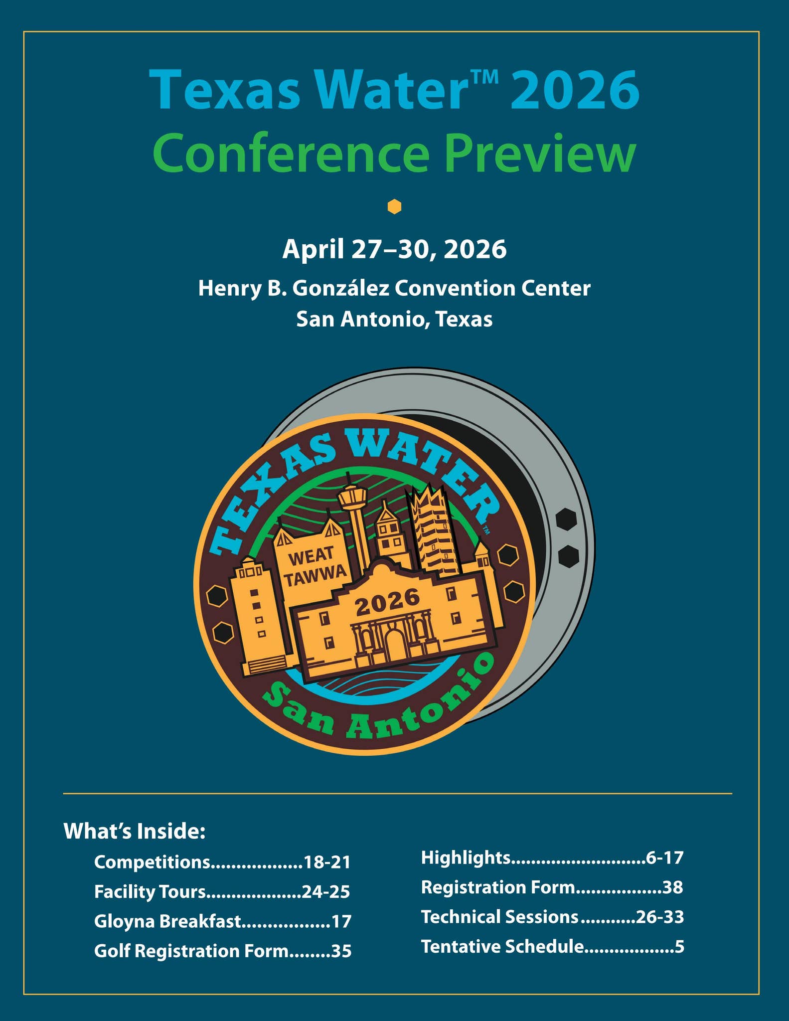 Texas Water 2026 Conference Preview by TEXAS AWWA - Issuu