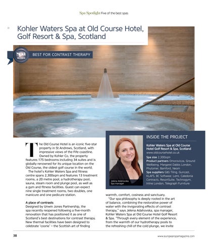 European Spa magazine Winter 2025 by European Spa magazine - Issuu