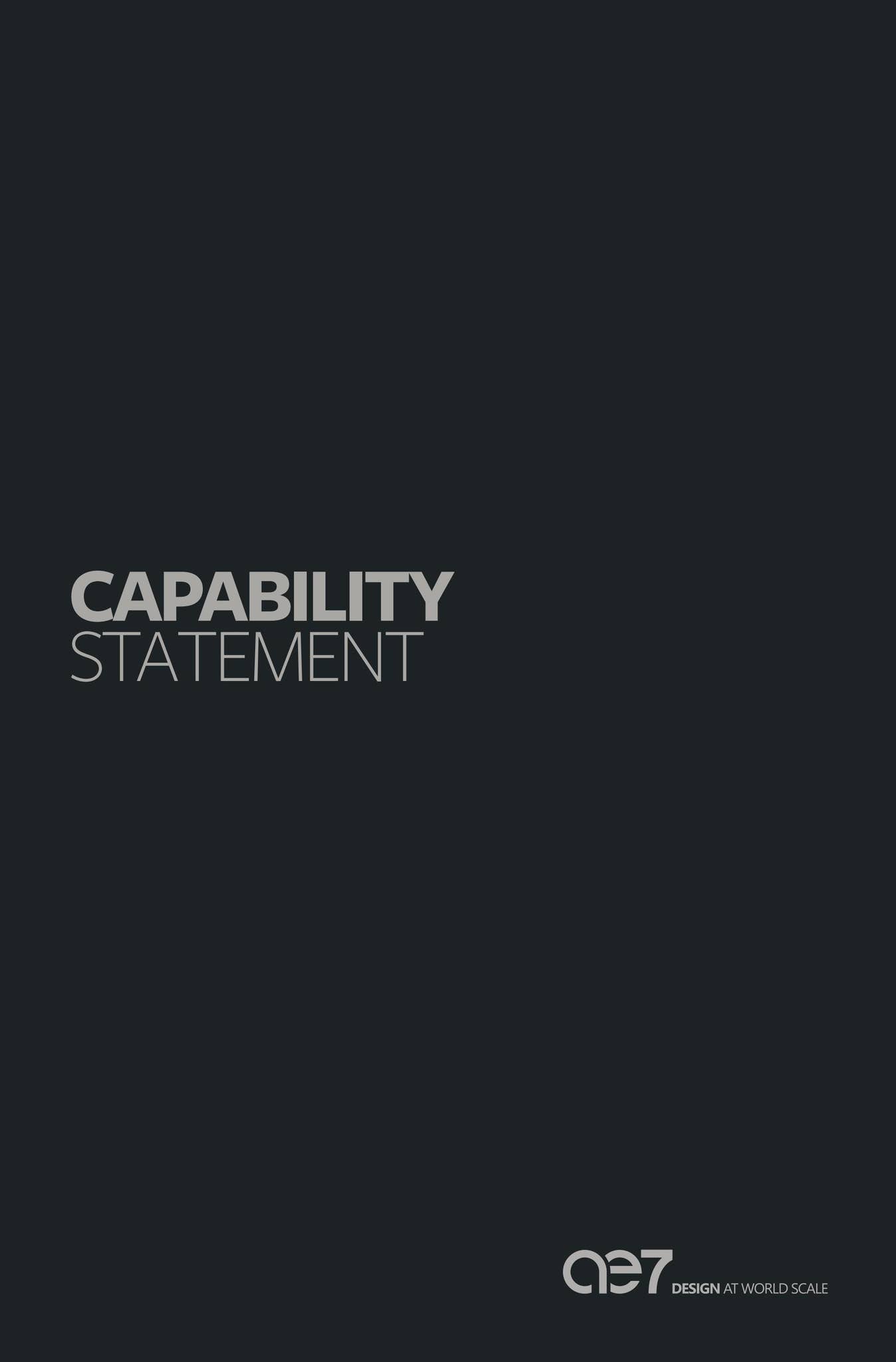 AE7 Capabilities brochure by AE7 Design - Issuu