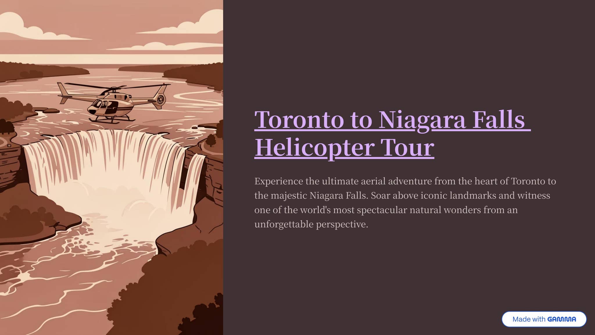 Toronto Helicopter Tours: Stunning Views of the City Center by ...