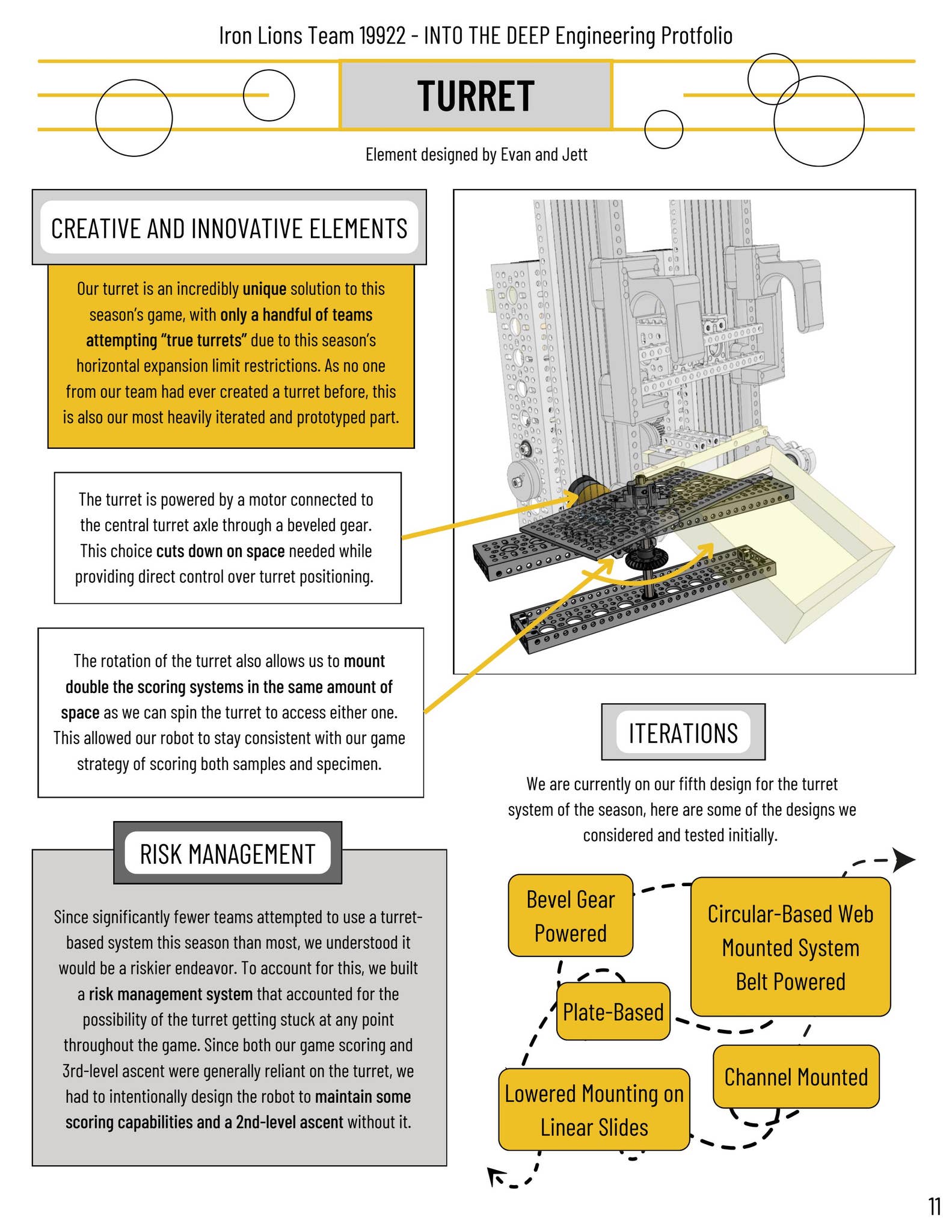 2024-25 FTC Season INTO THE DEEP - Engineering Portfolio by Evan ...