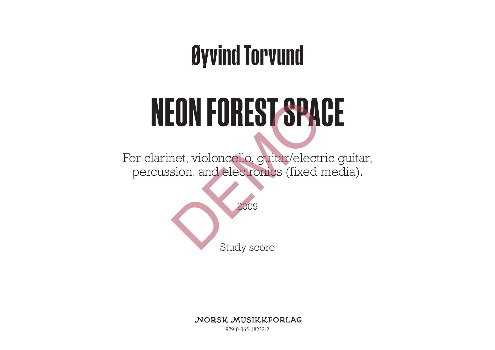 Neon Forest Space_Study score_DEMO by Musikkforlagene - Issuu