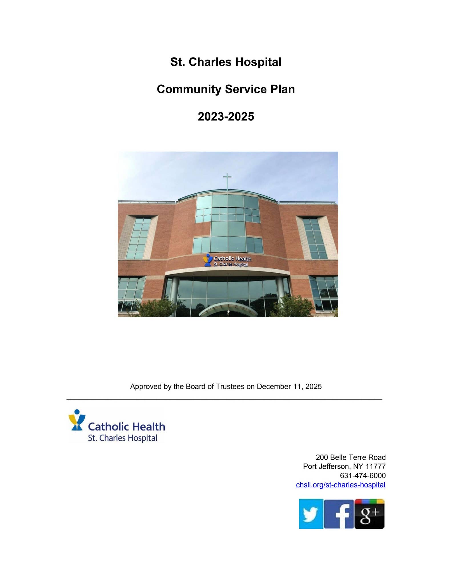 2023-2025 CSP St. Charles by Catholic Health - Issuu