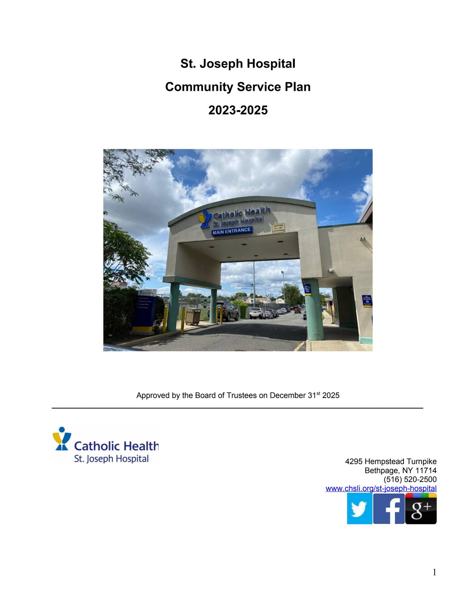 2023-2025 CSP St. Joseph by Catholic Health - Issuu