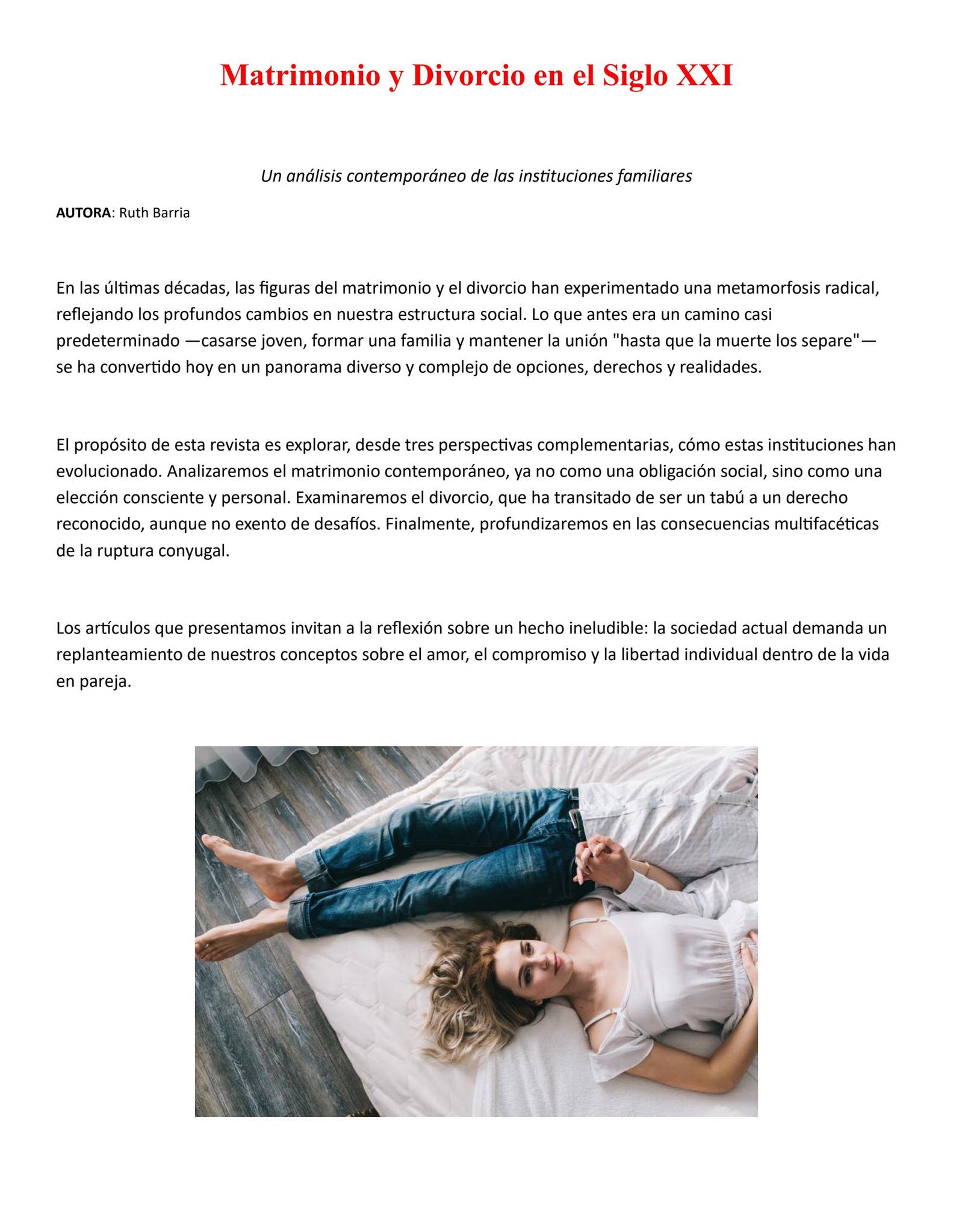 Matrimonio y Divorcio en el Siglo XXI by Axll Rose - Issuu
