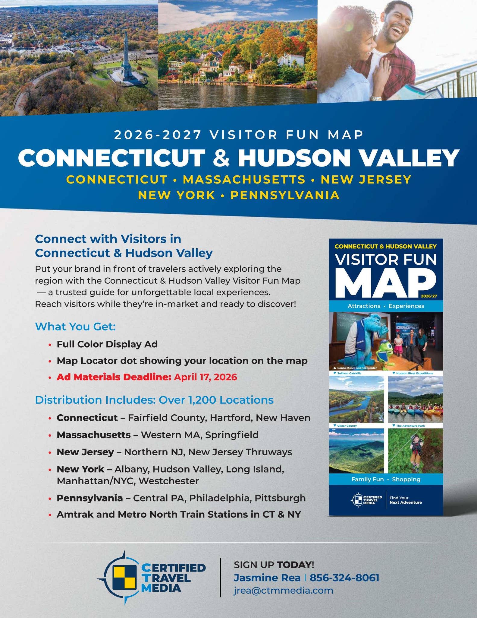 2026 Connecticut & Hudson Valley Map Sheet_Rea by Certified Folder ...