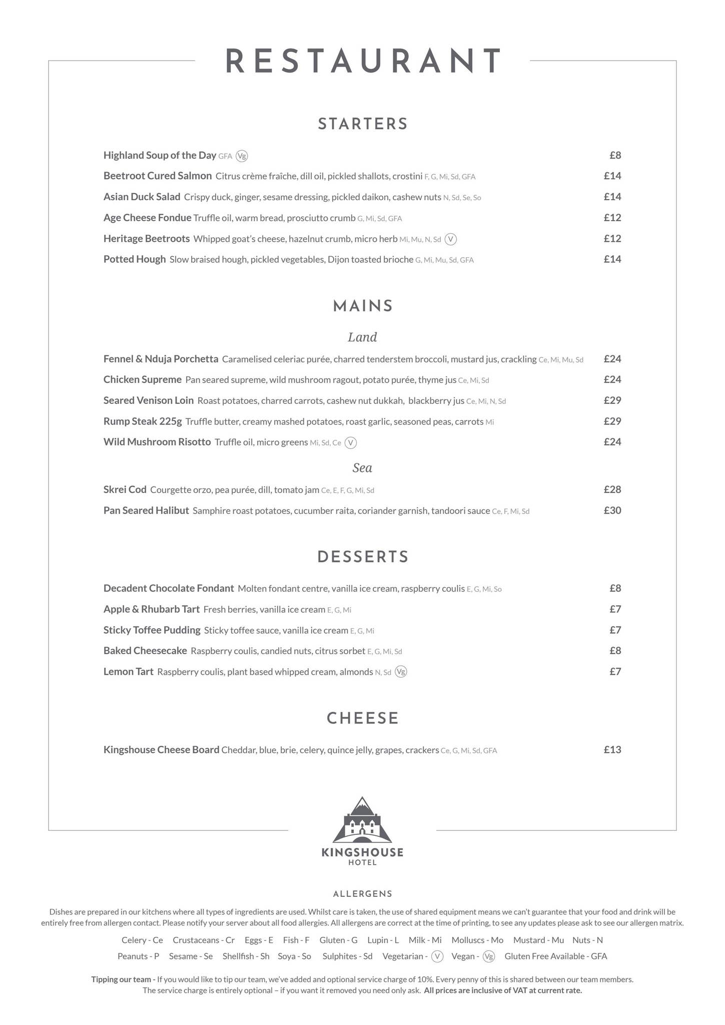 Kingshouse Restaurant | Kingshouse Hotel by Crieff Hydro Family of ...