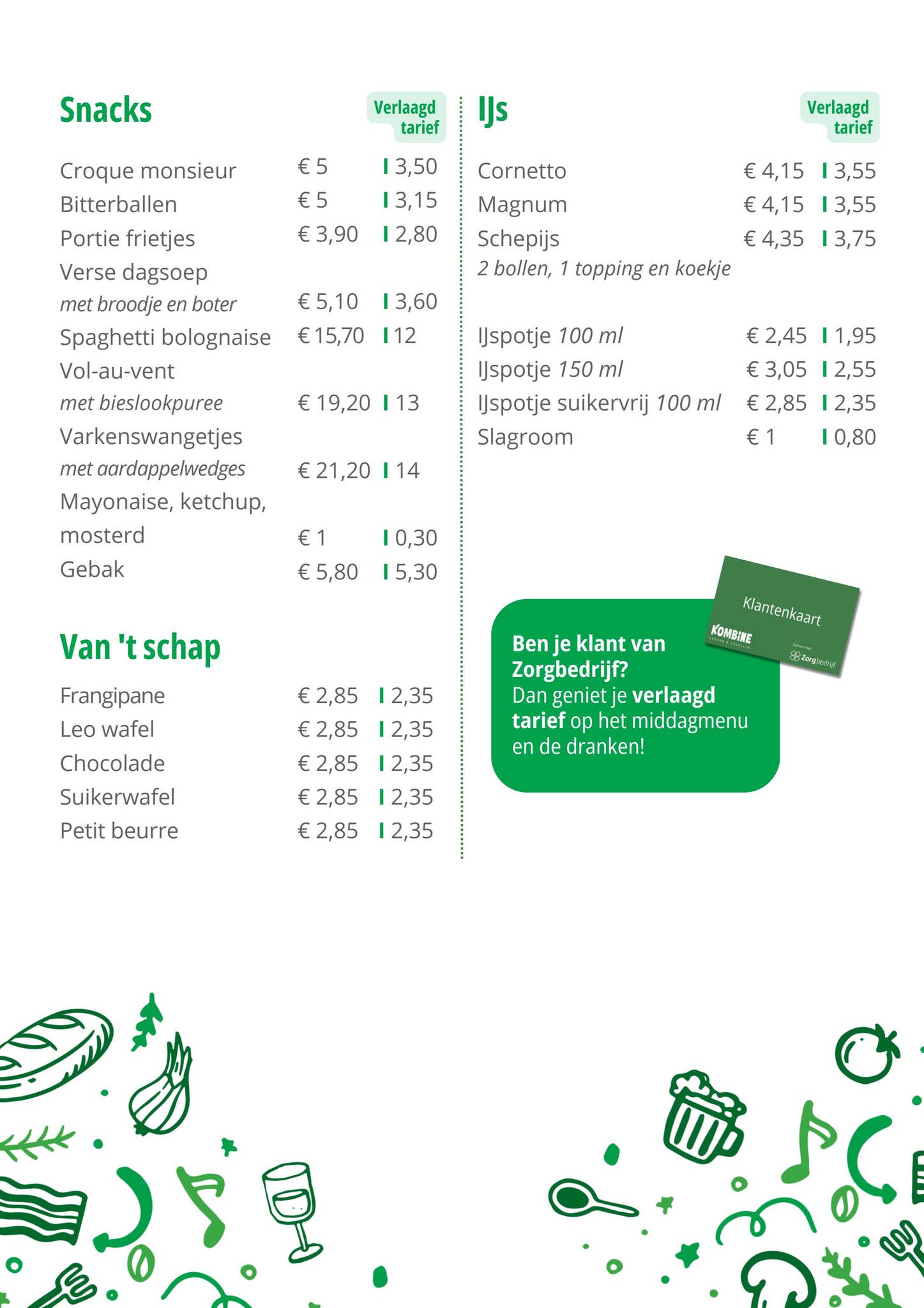 Dc-snackkaart vanaf 1 feb 2026 by Zorgbedrijf Antwerpen - Vlaanderen ...