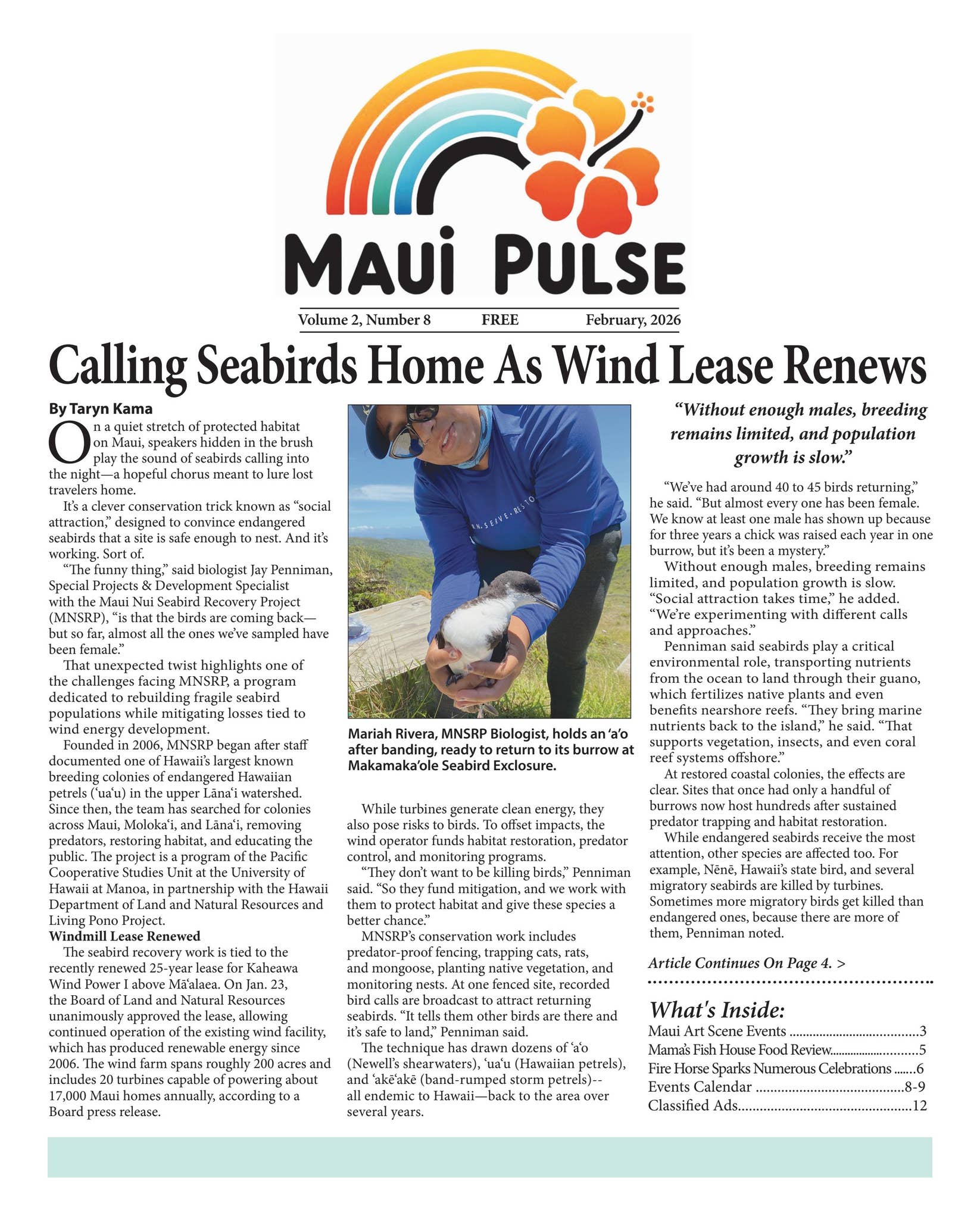 Maui Pulse, Feb. 2026 Edition by Maui Promotions ~ Publisher of Maui ...