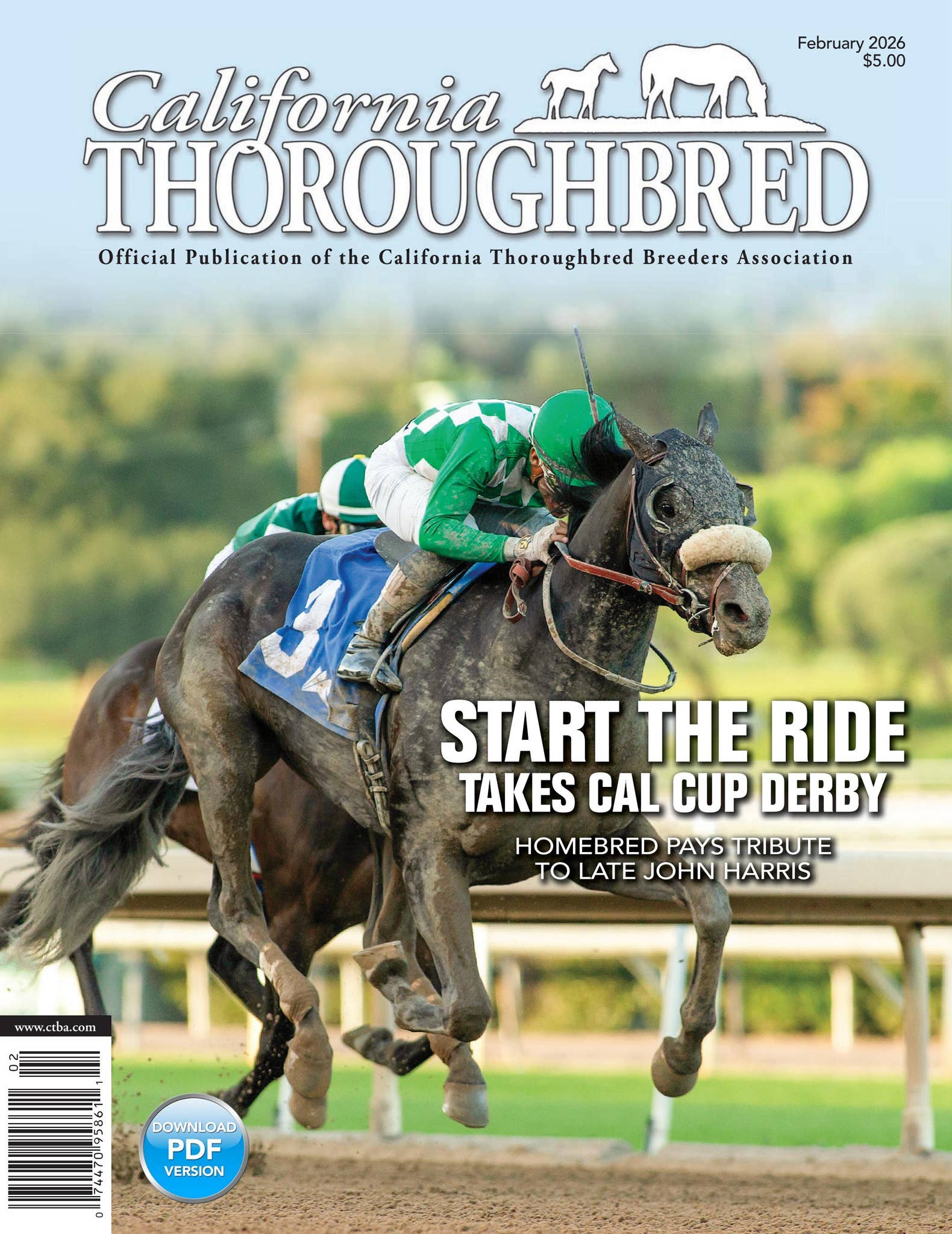 California Thoroughbred Magazine February 2026 by CTBA - Issuu