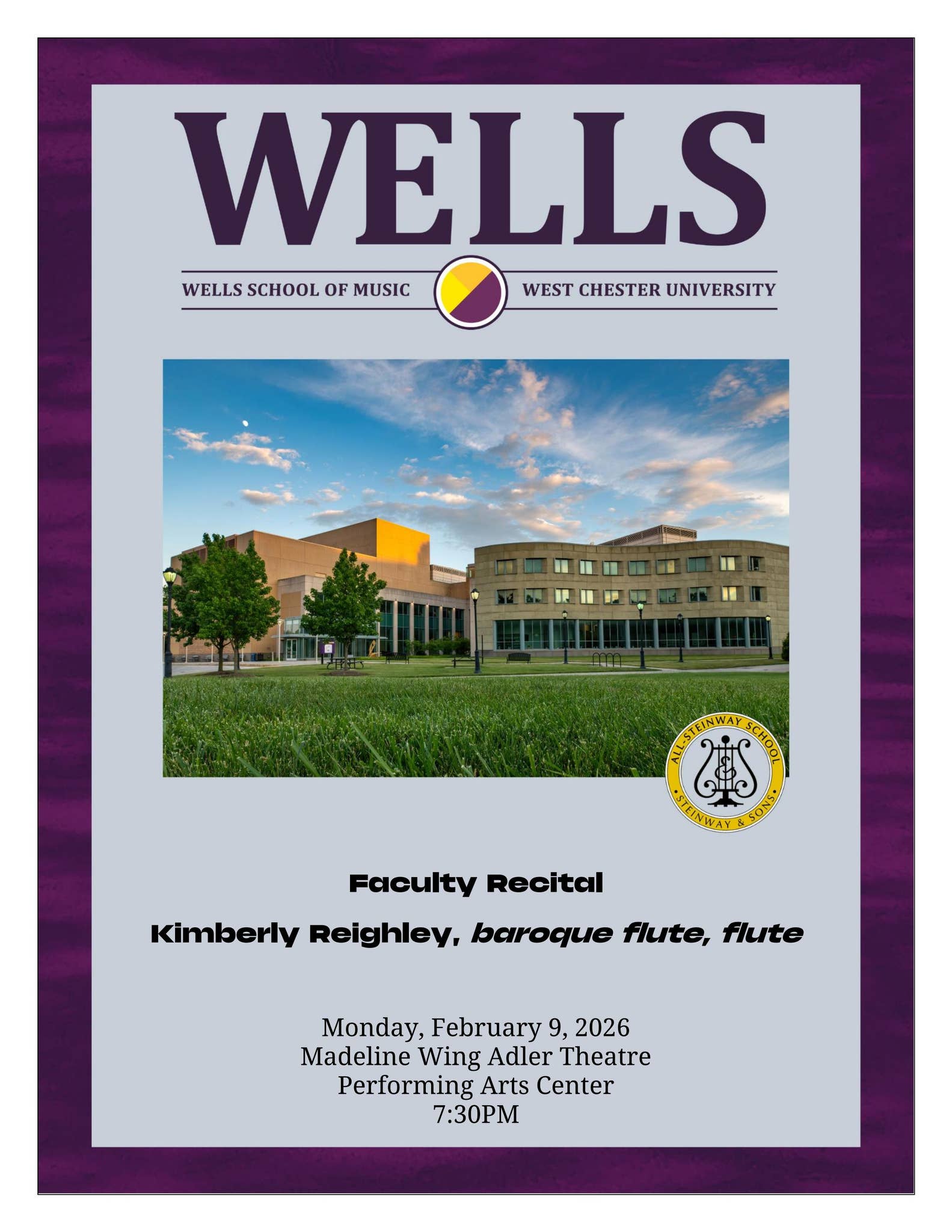 02.09.2026 FAC Reighley by WCU Wells School of Music - Issuu