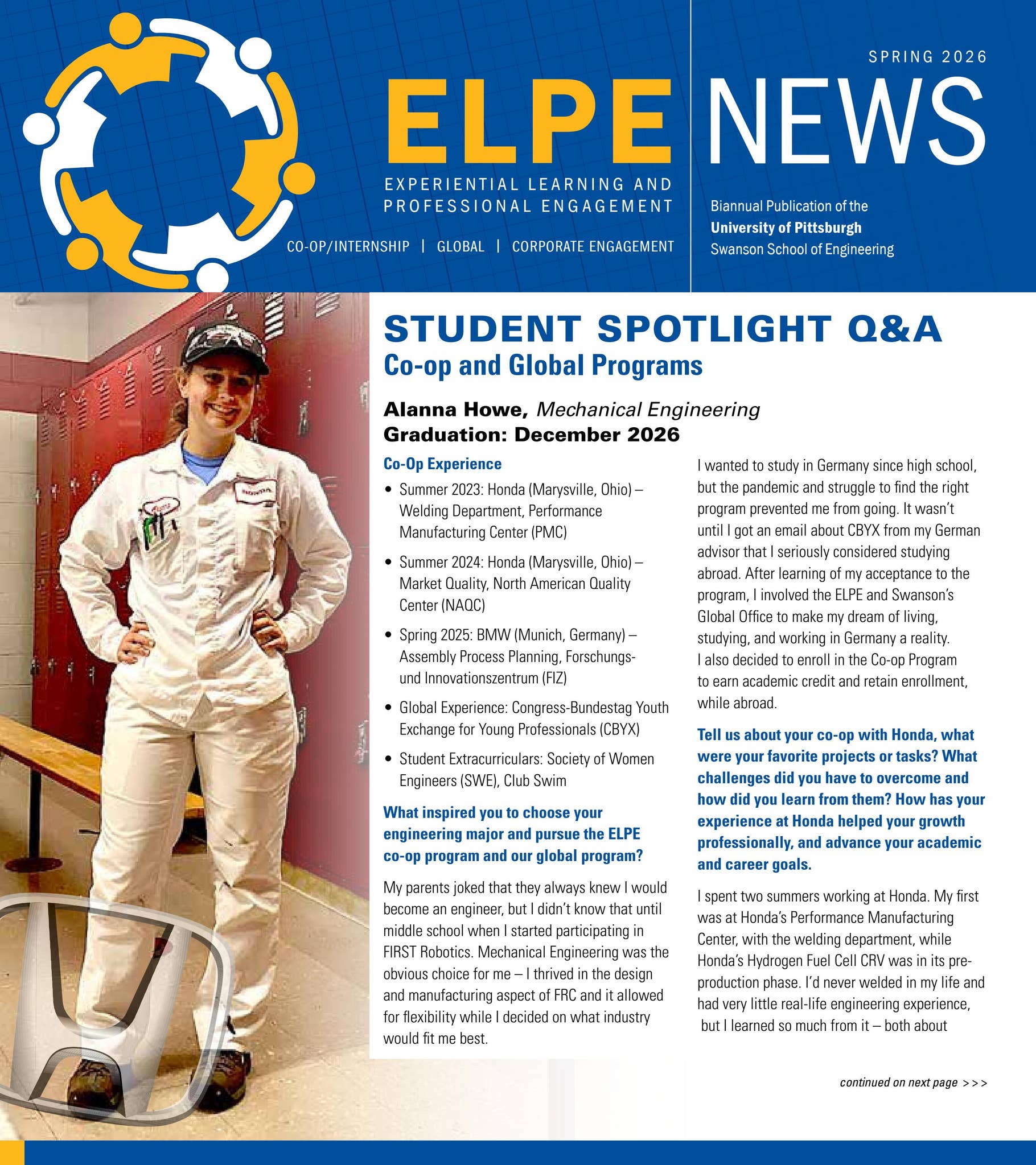 ELPE Spring 2026 Newsletter by PITT | SWANSON School of Engineering - Issuu