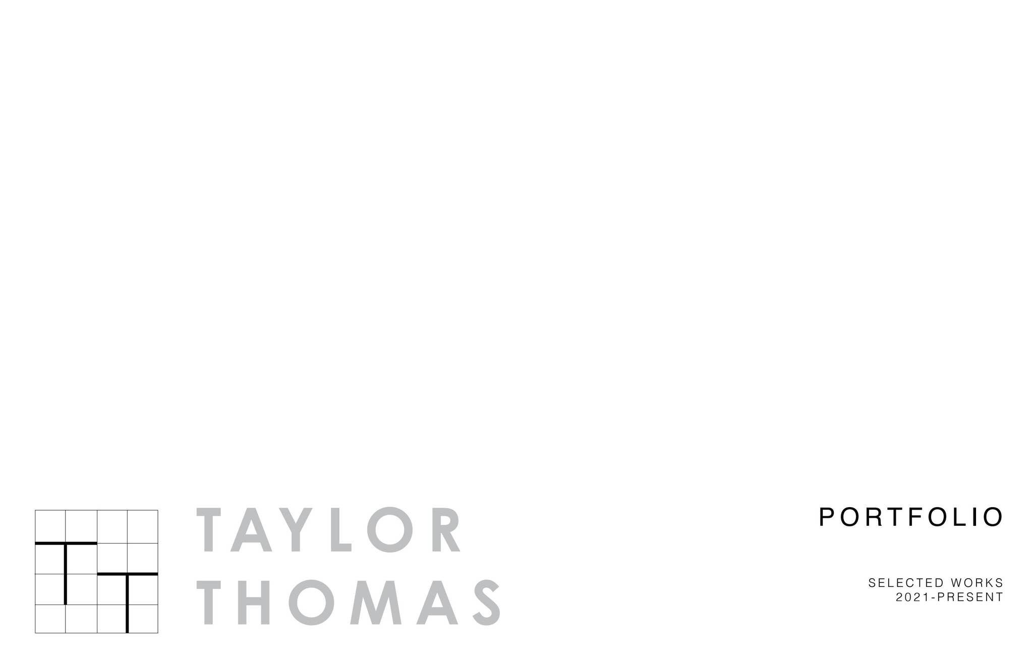 TAYLOR THOMAS PORTFOLIO by Taylor_m_Thomas - Issuu