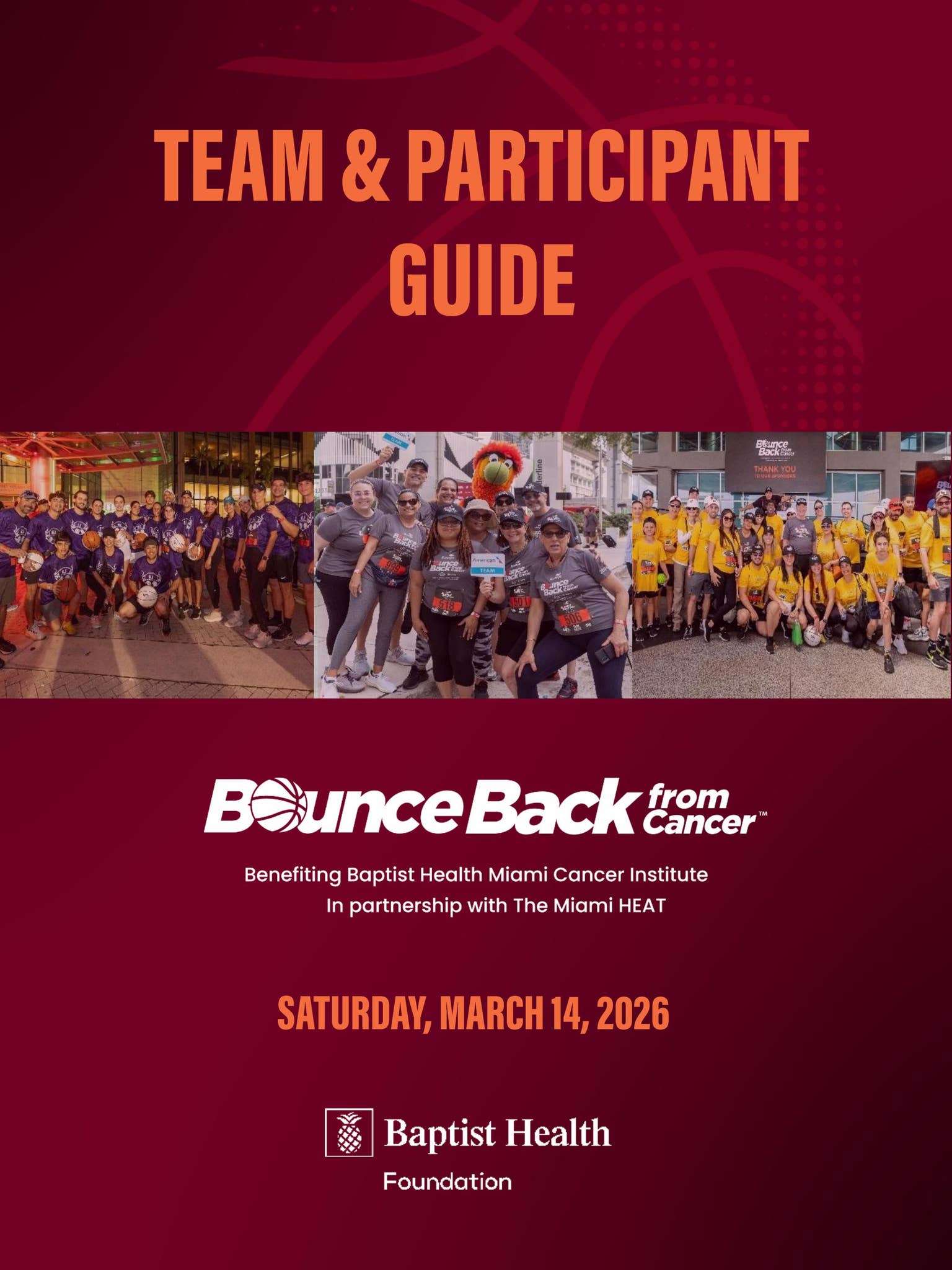 2026 Bounce Back from Cancer™ Teams & Participant Guide by Baptist ...