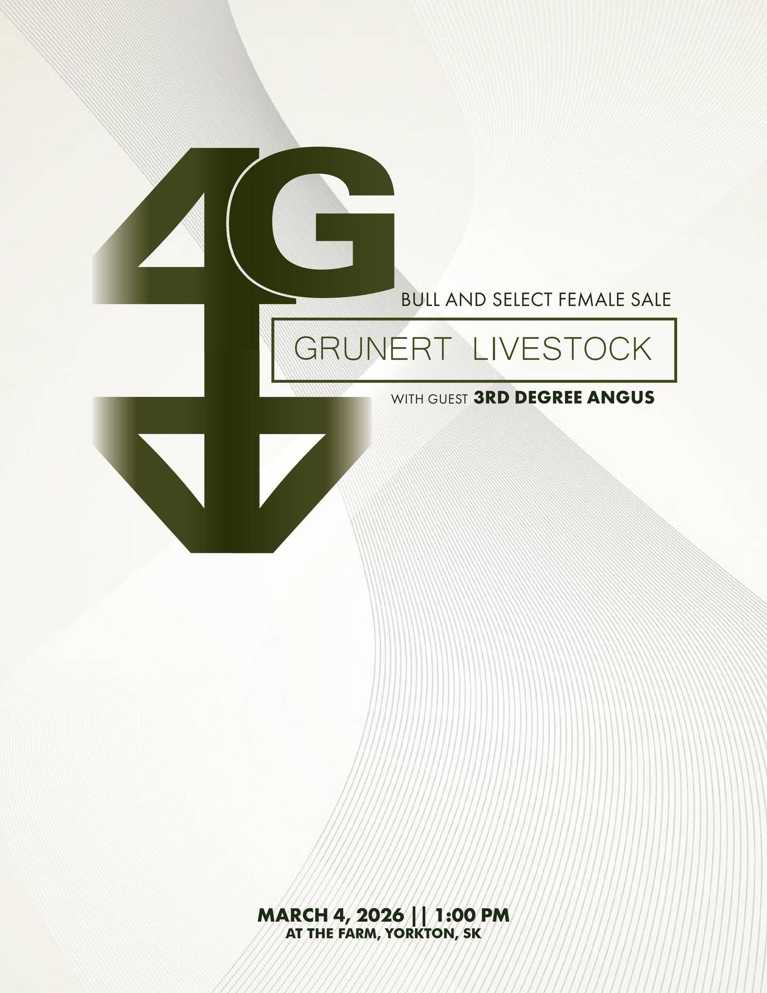 4G Grunert Livestock Bull & Select Female Sale - Yorkton, SK by DLMS ...