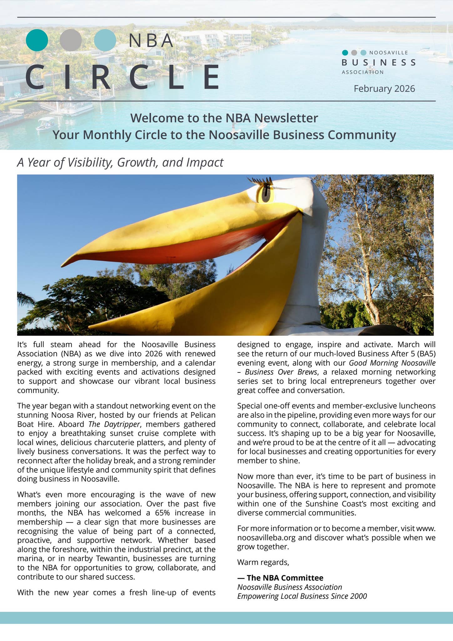 NBA Circle February 2026 by Noosaville Business Association - Issuu