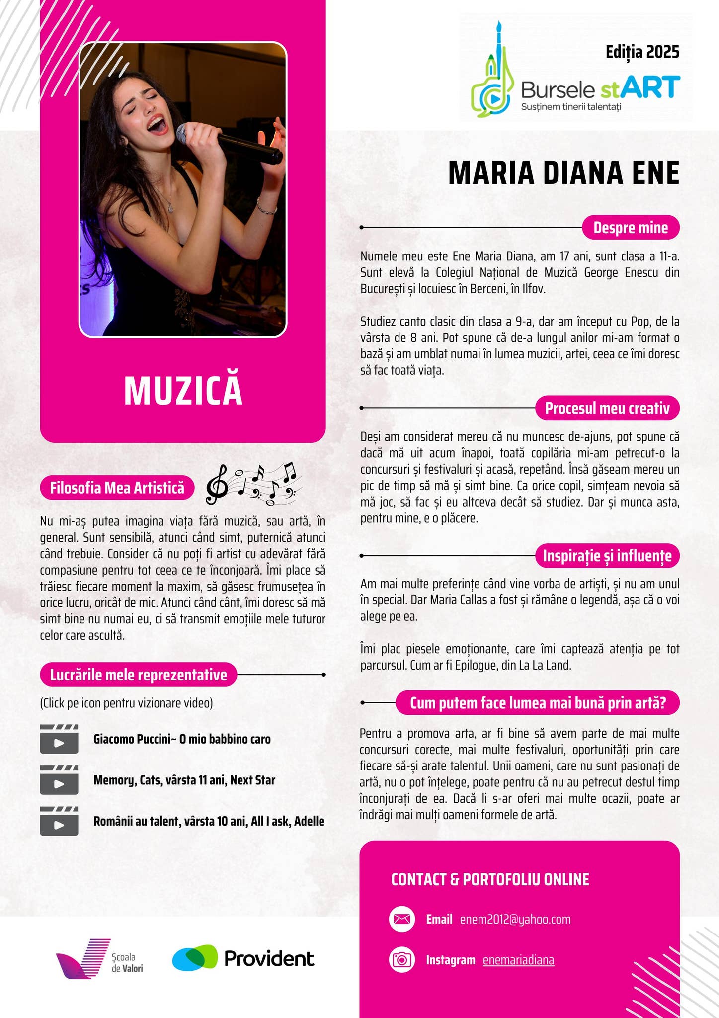 Maria Diana Ene muzica 2025 by Scoala de Valori (NGO) - Issuu