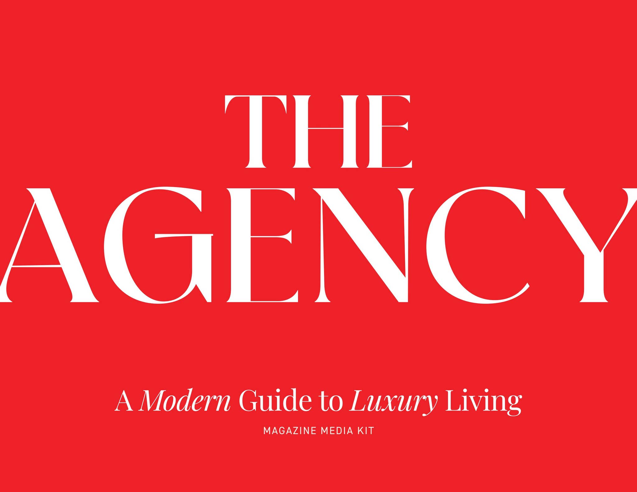 The Agency Magazine | Corporate Media Kit by The Agency - Issuu