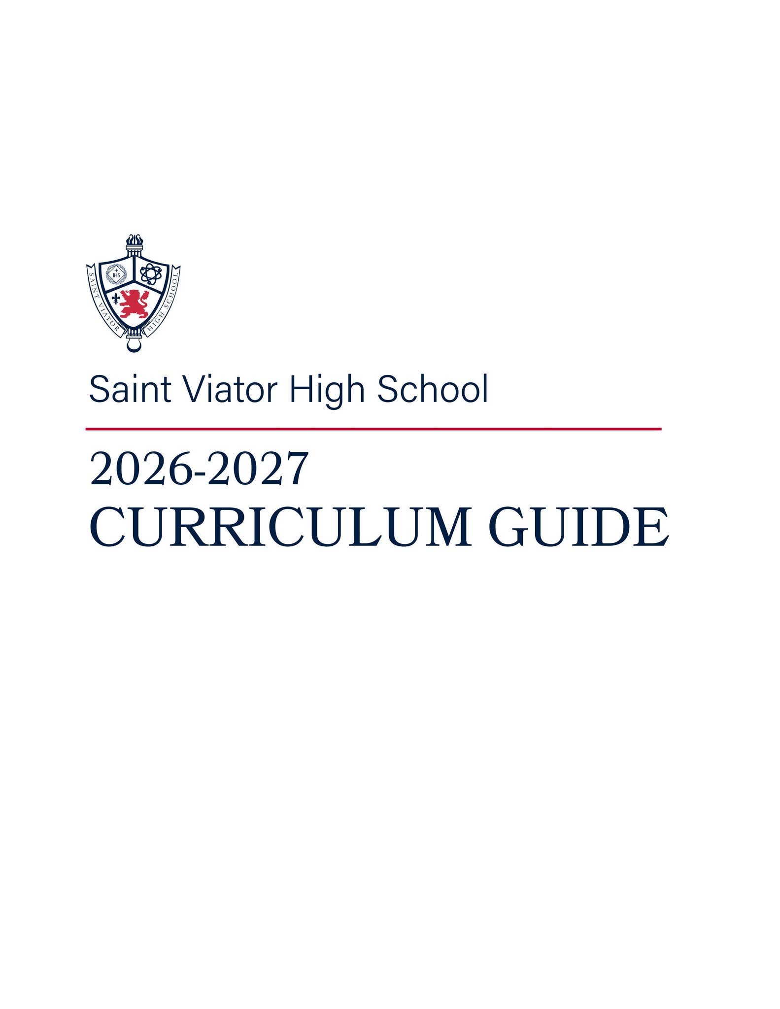 2025-2026 Curriculum Guide by Saint Viator High School - Issuu