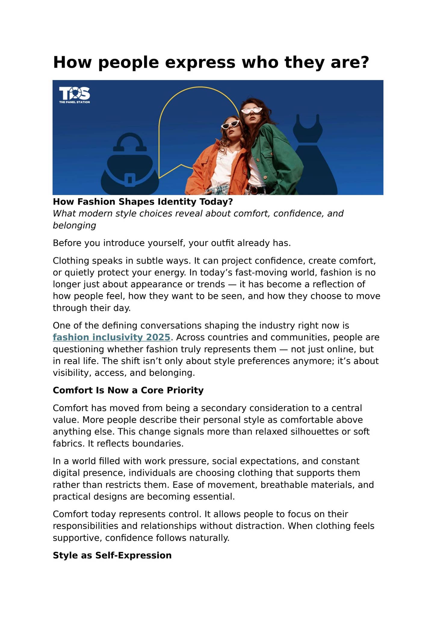 How people express who they are? by Bhanu 01 - Issuu