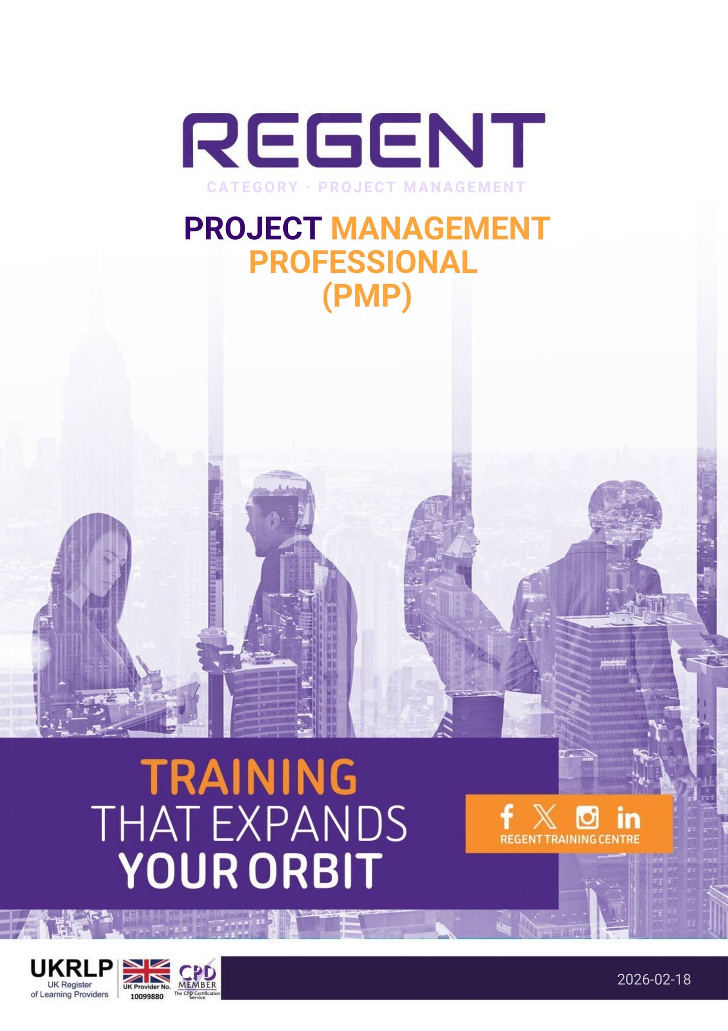 Project Management Professional (PMP) training course by Regent ...