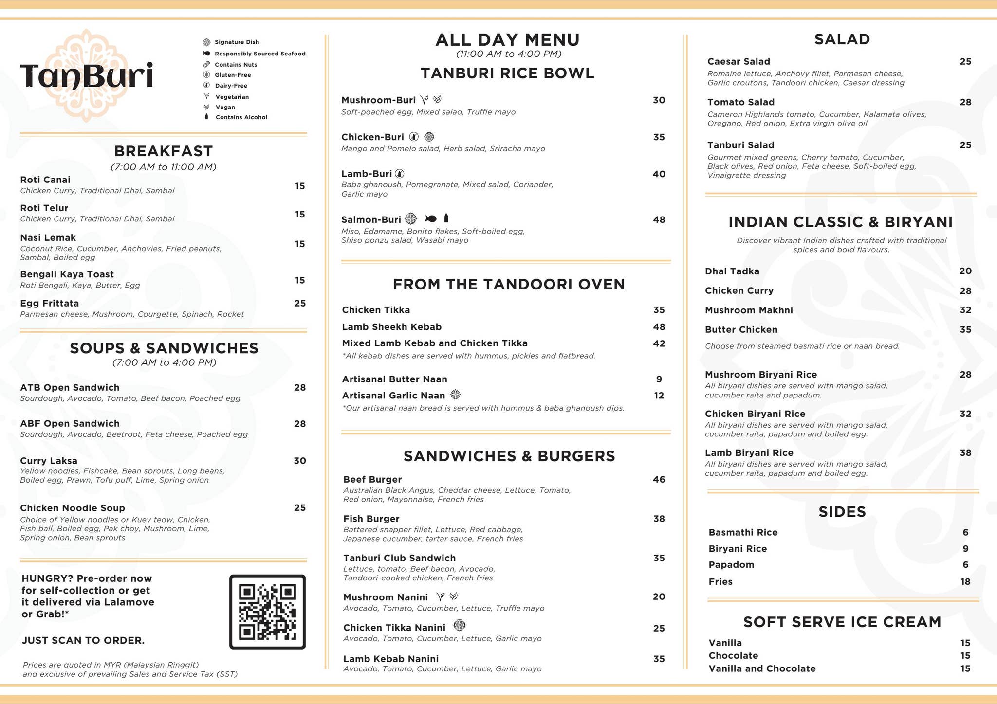 TanBuri Menu by hyattcentriccitycentrekl - Issuu