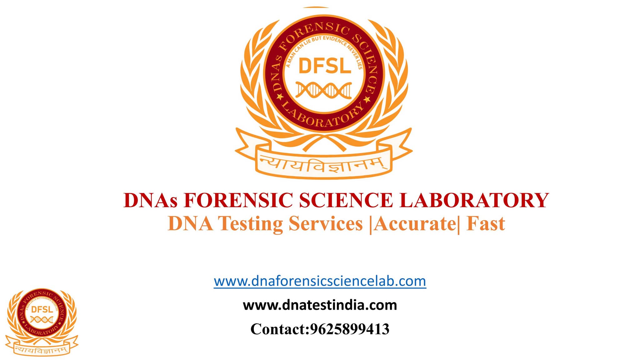 DNAs FORENSIC SCIENCE LABORATORY by DNAs FORENSIC SCIENCE LABORATORY ...