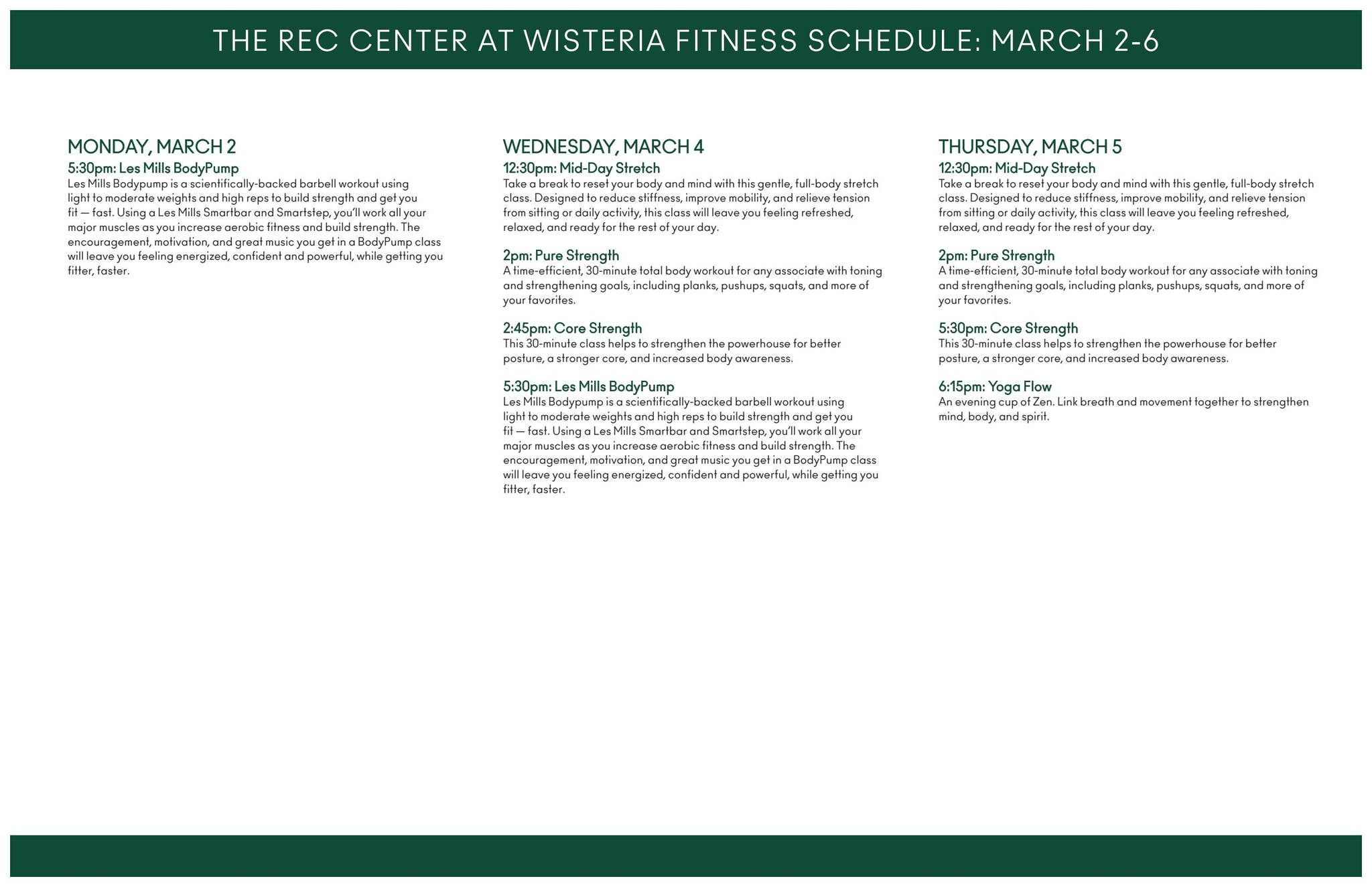 Rec Center Schedule March 2026 by Nemacolin - Issuu
