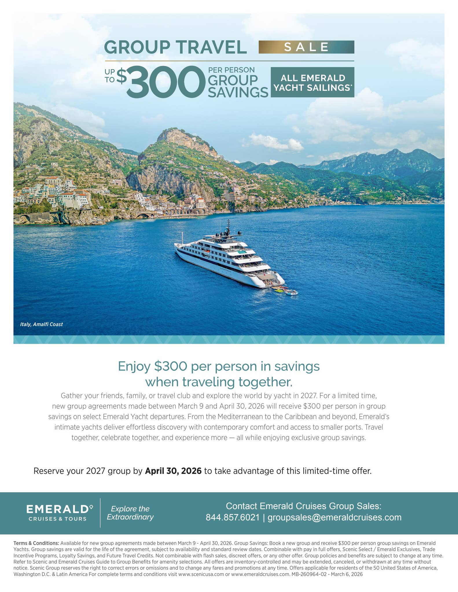 EC - Group Travel Sale Yacht Consumer Flyer - 2026 by Scenic & Emerald ...
