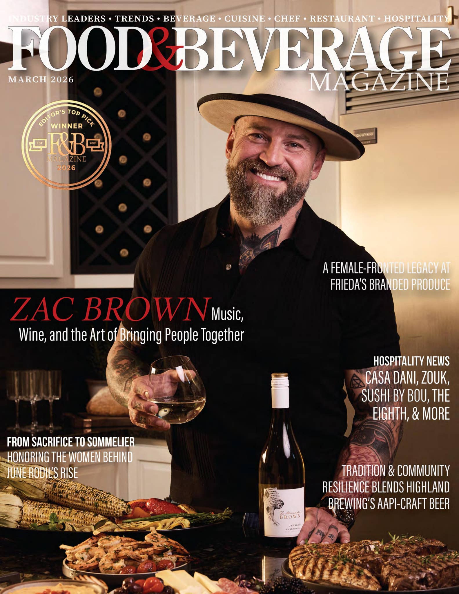 Food & Beverage Magazine - March Issue 2026 Celebrity Cover by Food ...