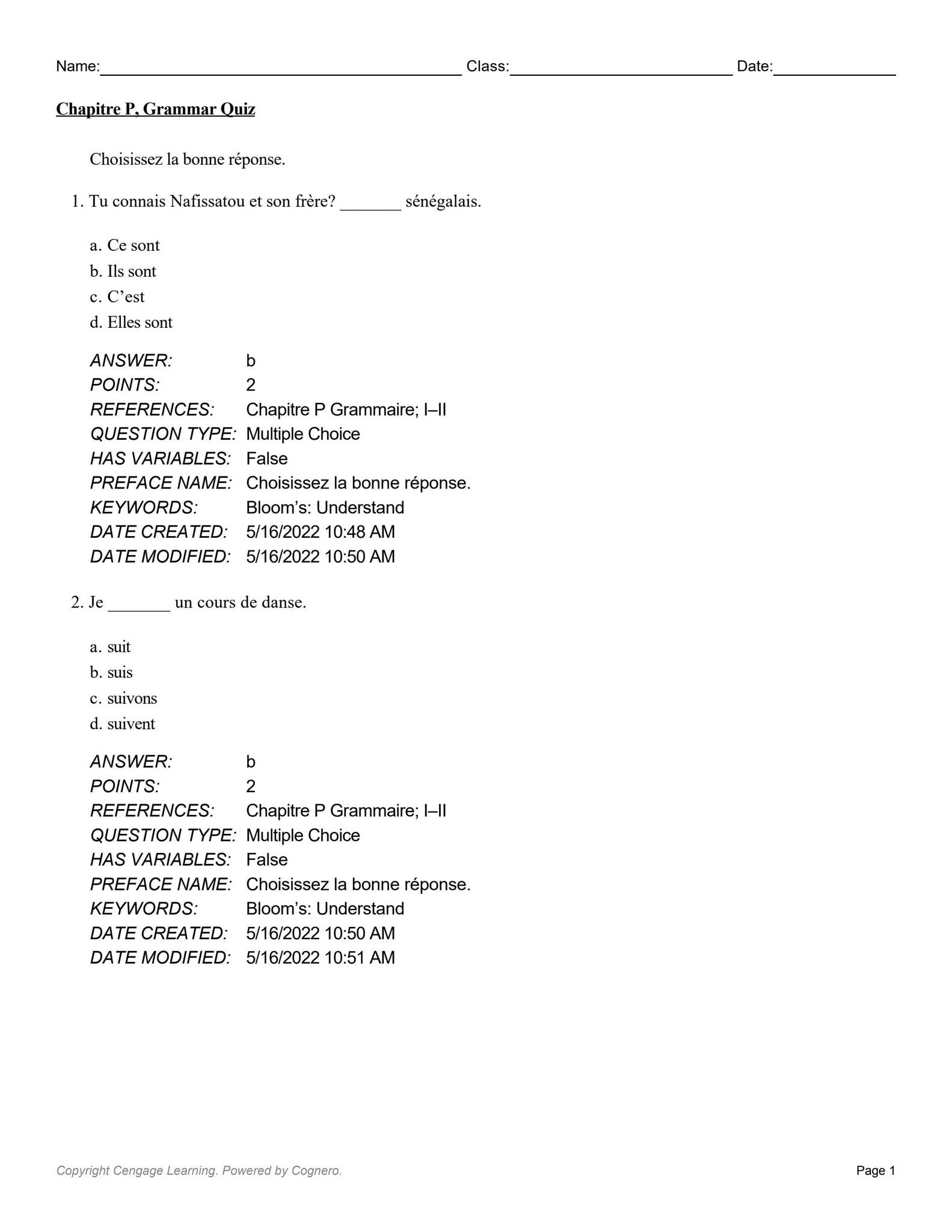 Test Bank For Controverses 4th Edition by Janet L. Solberg, Didier ...