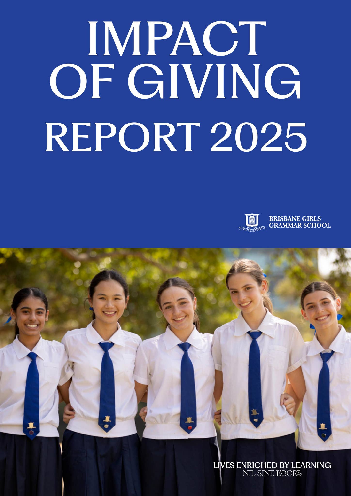 Impact of Giving Report 2025 by Brisbane Girls Grammar School - Issuu