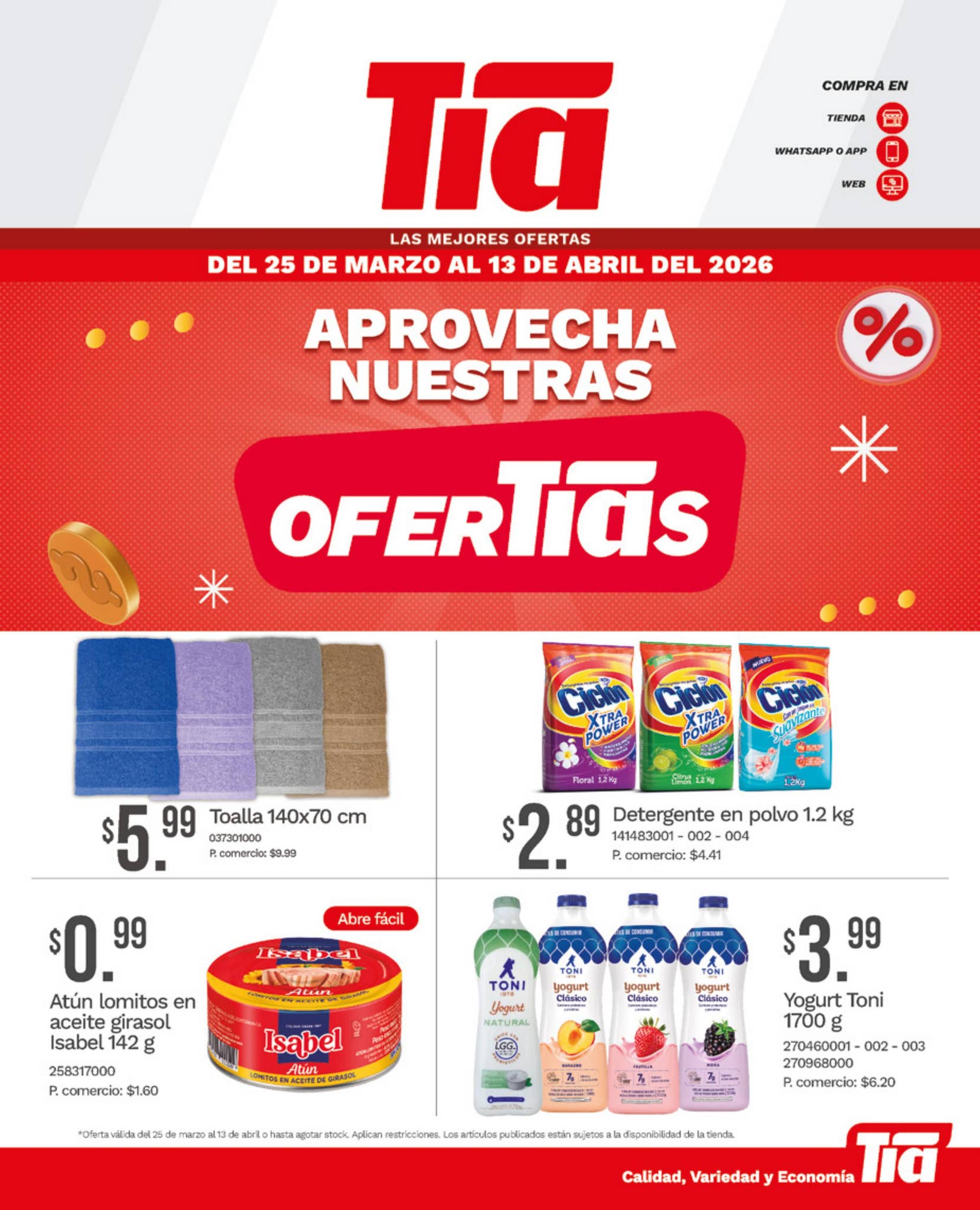 OFERTIAS | 1Q ABRIL 2026 by Almacenes Tía - Issuu