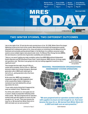 MRES Today March-April 2026 by MissouriRiverEnergyServices - Issuu