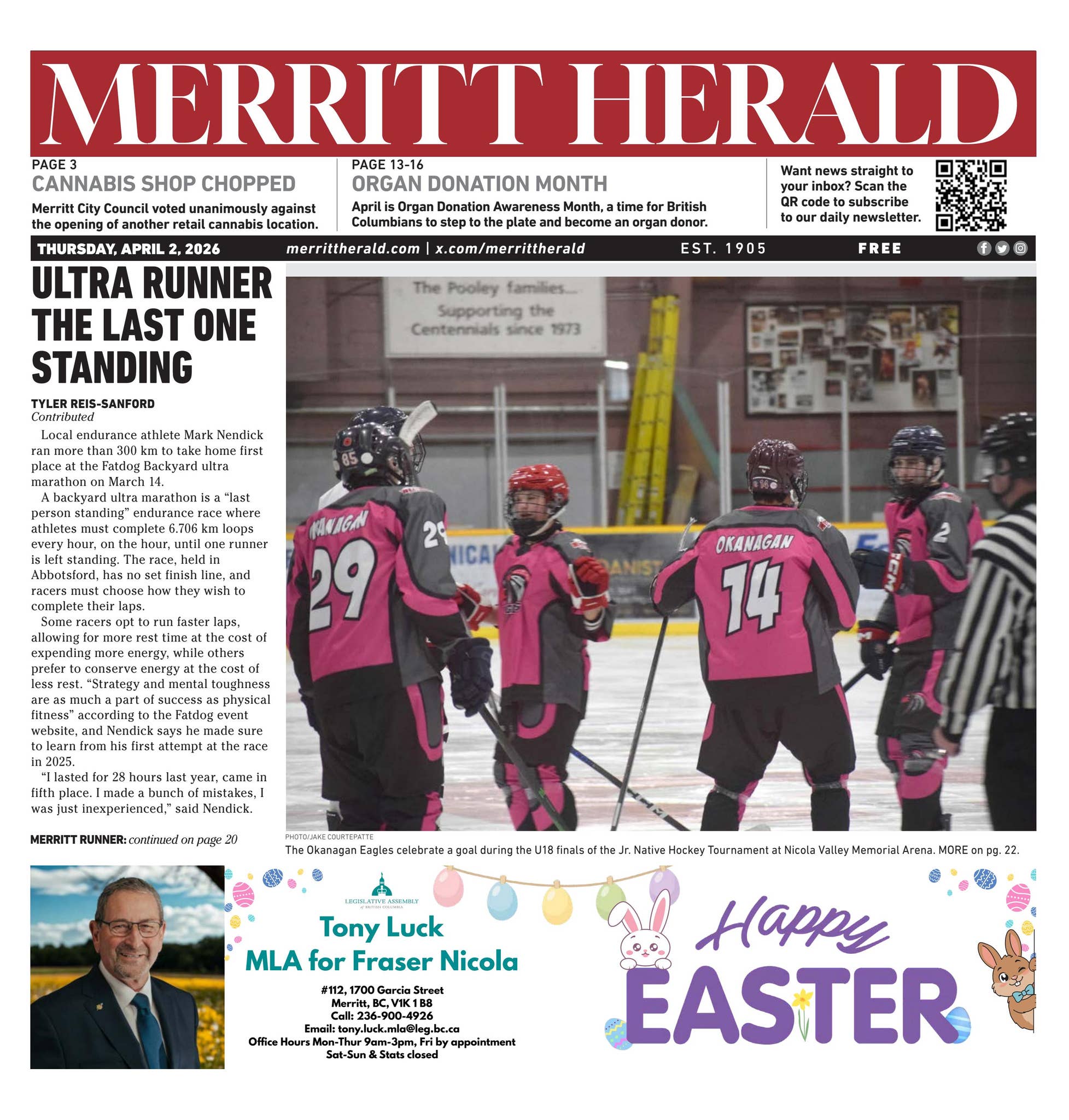 Merritt Herald April 2, 2026 by Merritt Herald - Issuu