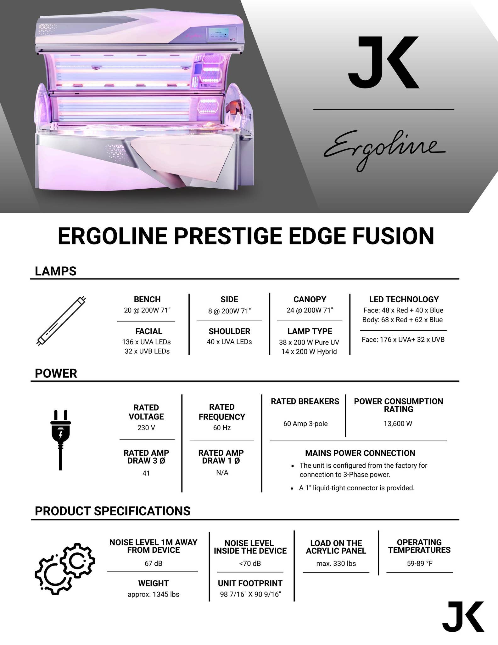 Prestige Fusion Spec Sheet by JK America - Issuu