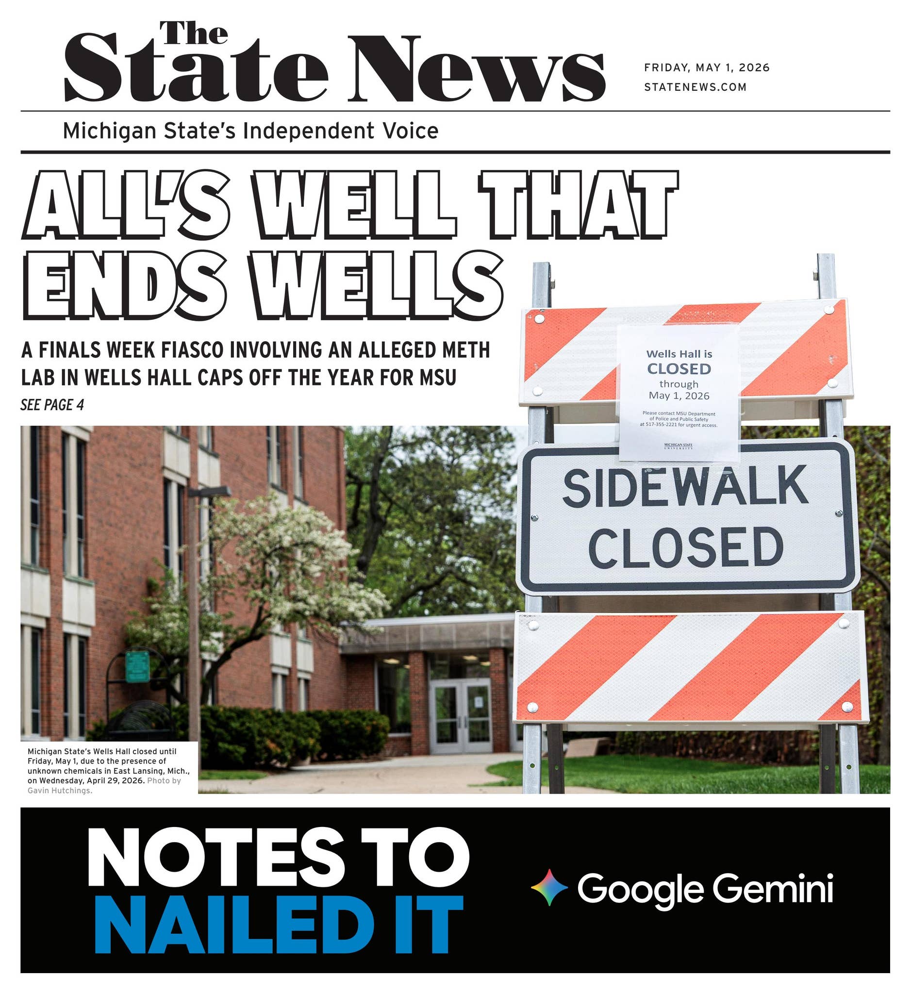 The State News, May 1, 2026 by The State News - Issuu