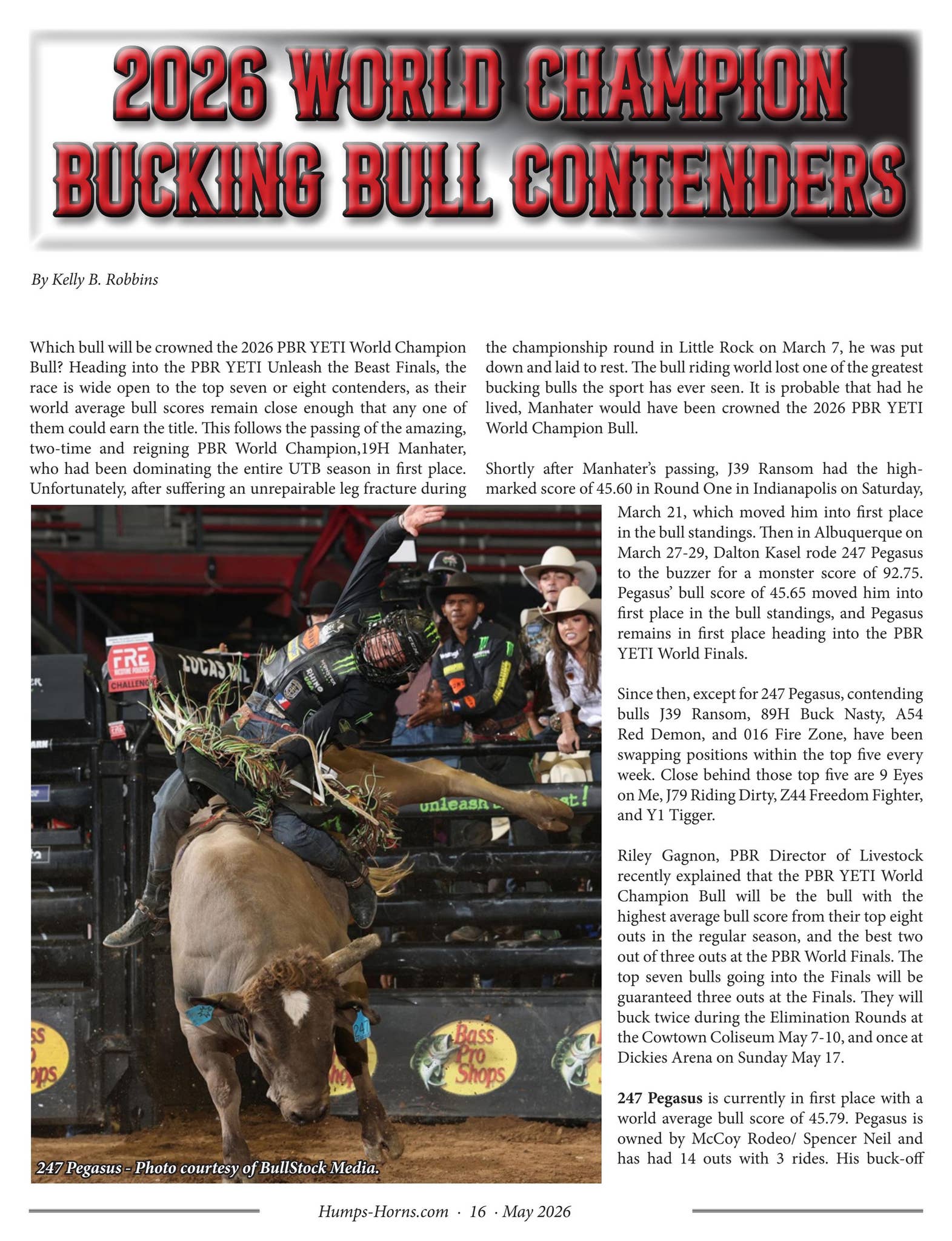 Humps N Horns Bull Riding Magazine - May 2026 by Humps N Horns Bull ...