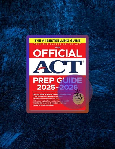 (FREE (PDF) The Official ACT Prep Guide 2025 - 2026: Book + Online ...