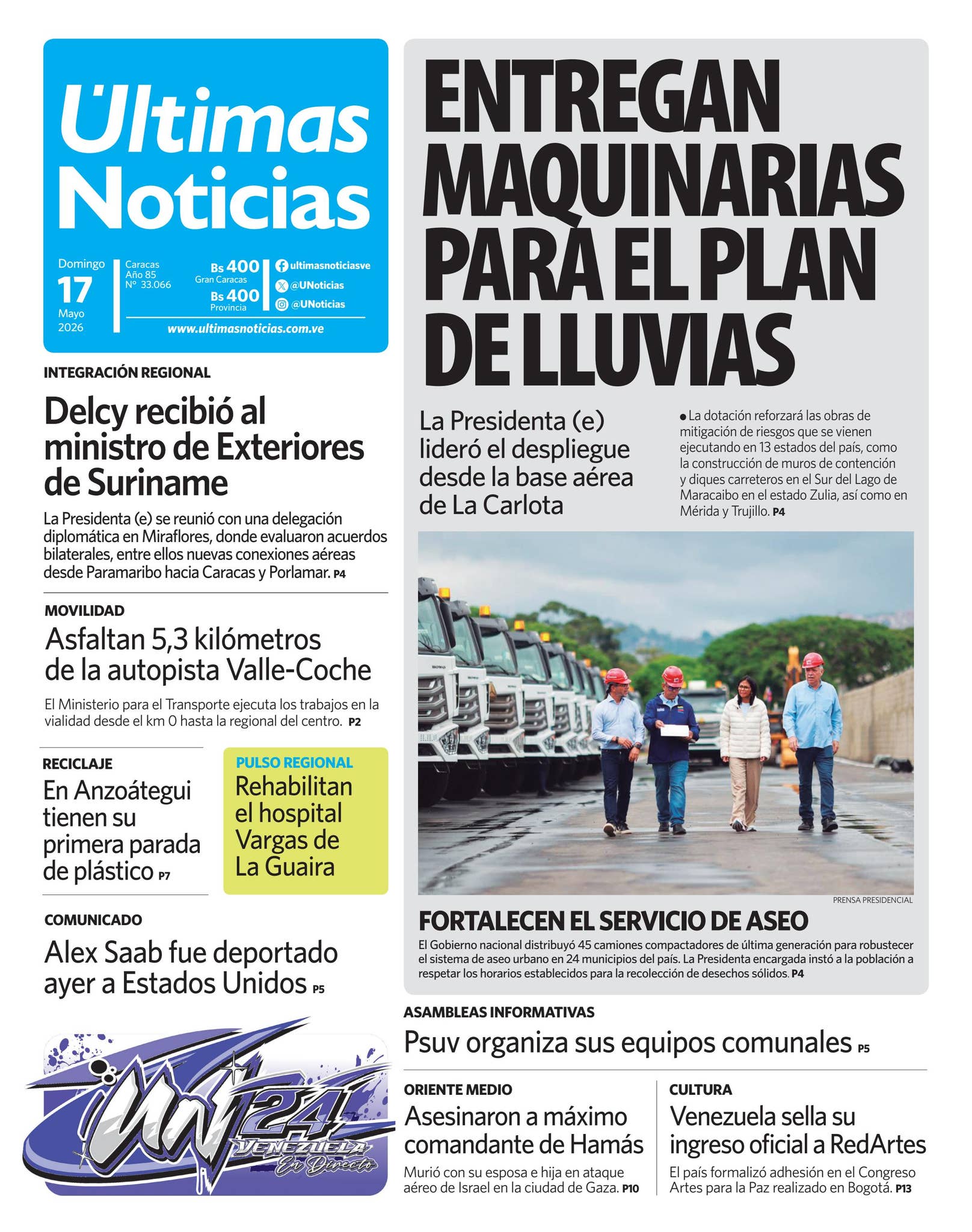 UN170526 by Últimas Noticias - Issuu