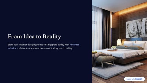 Best Interior Designer in Singapore by Artmuse Interior - Issuu