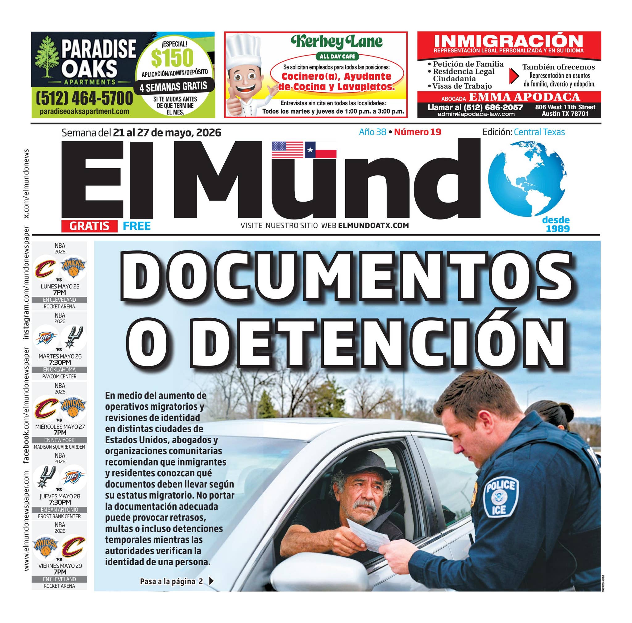 El Mundo Newspaper 19 - 2026 by El Mundo Newspaper - Issuu
