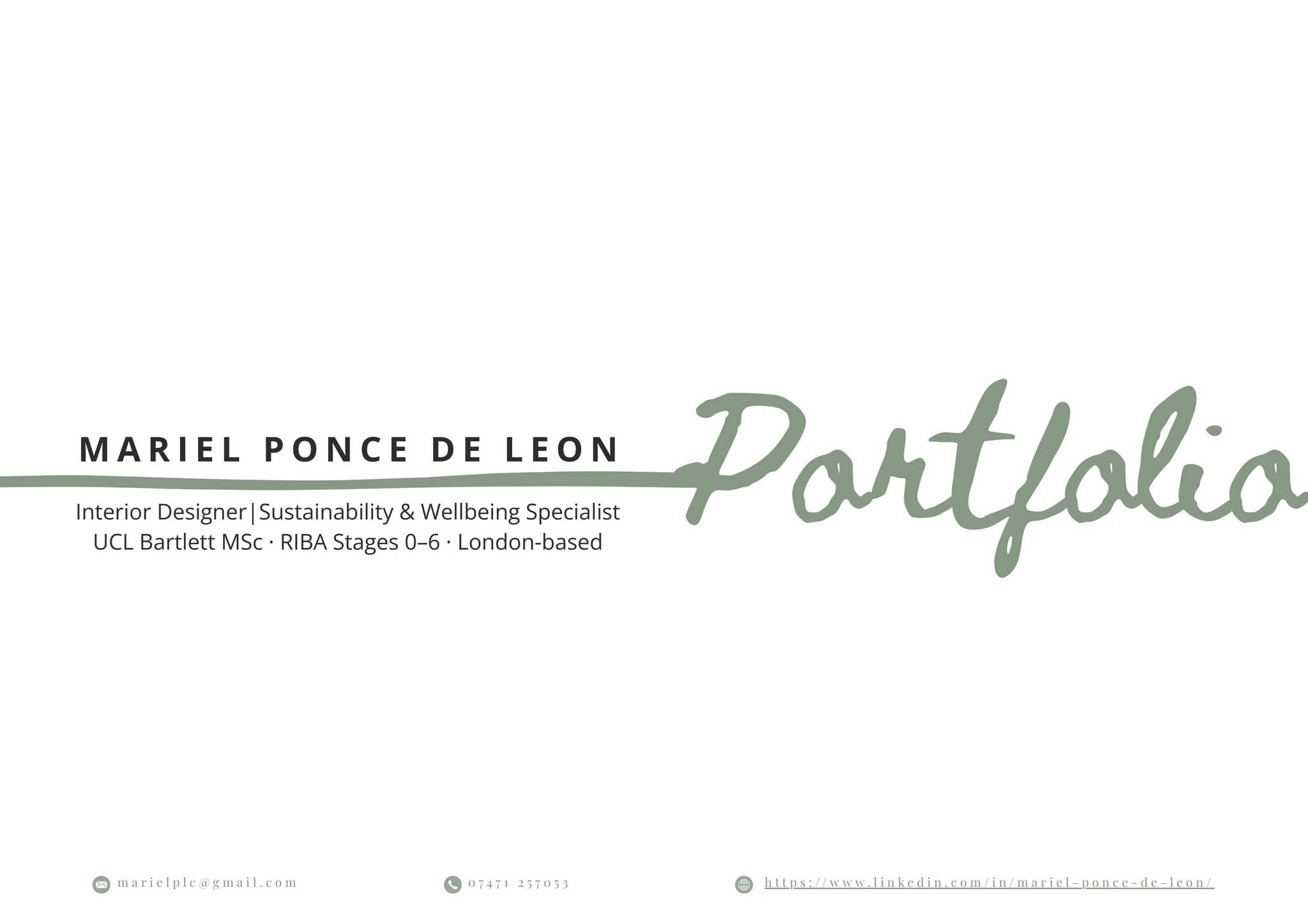 PORTFOLIO_Mariel_PoncedeLeon by Mariel Ponce de Leon - Issuu