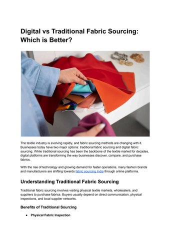Digital vs Traditional Fabric Sourcing_ Which is Better by ...